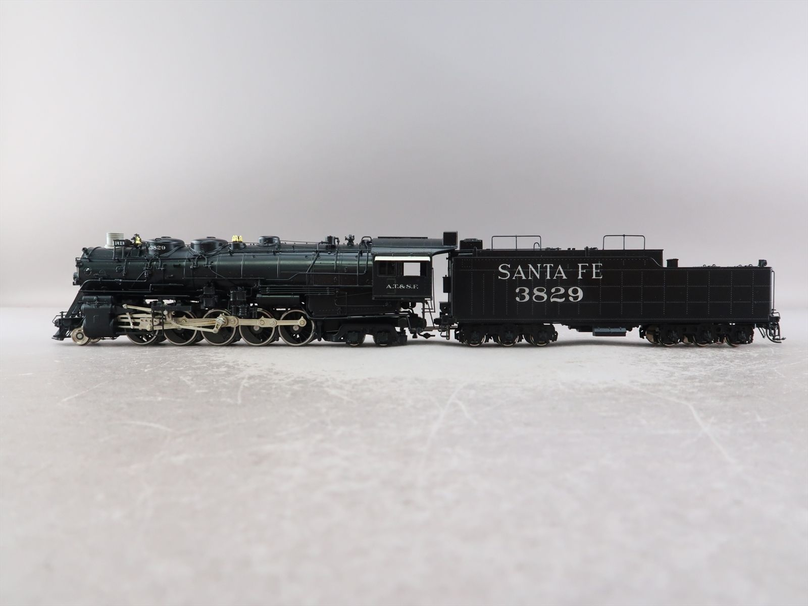 HO Brass Model - Key CS#52 AT&SF Santa Fe Texas 2-10-4 #3829 - F/P ...