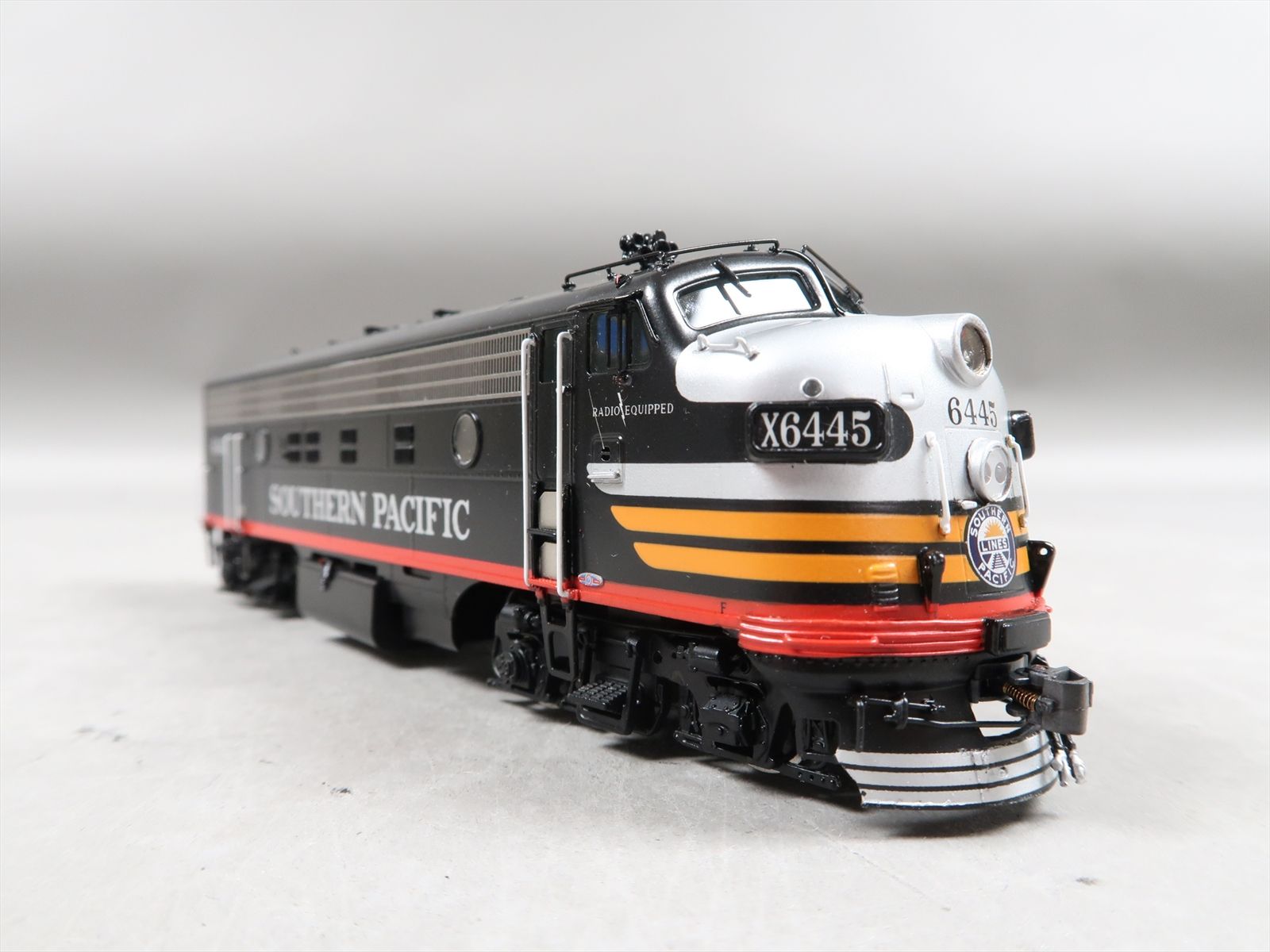 HO Brass Model - CIL 2285.1 SP Southern Pacific Black Widow EMD FP7A + F7B + F7B + F7A Set A-B-B ...
