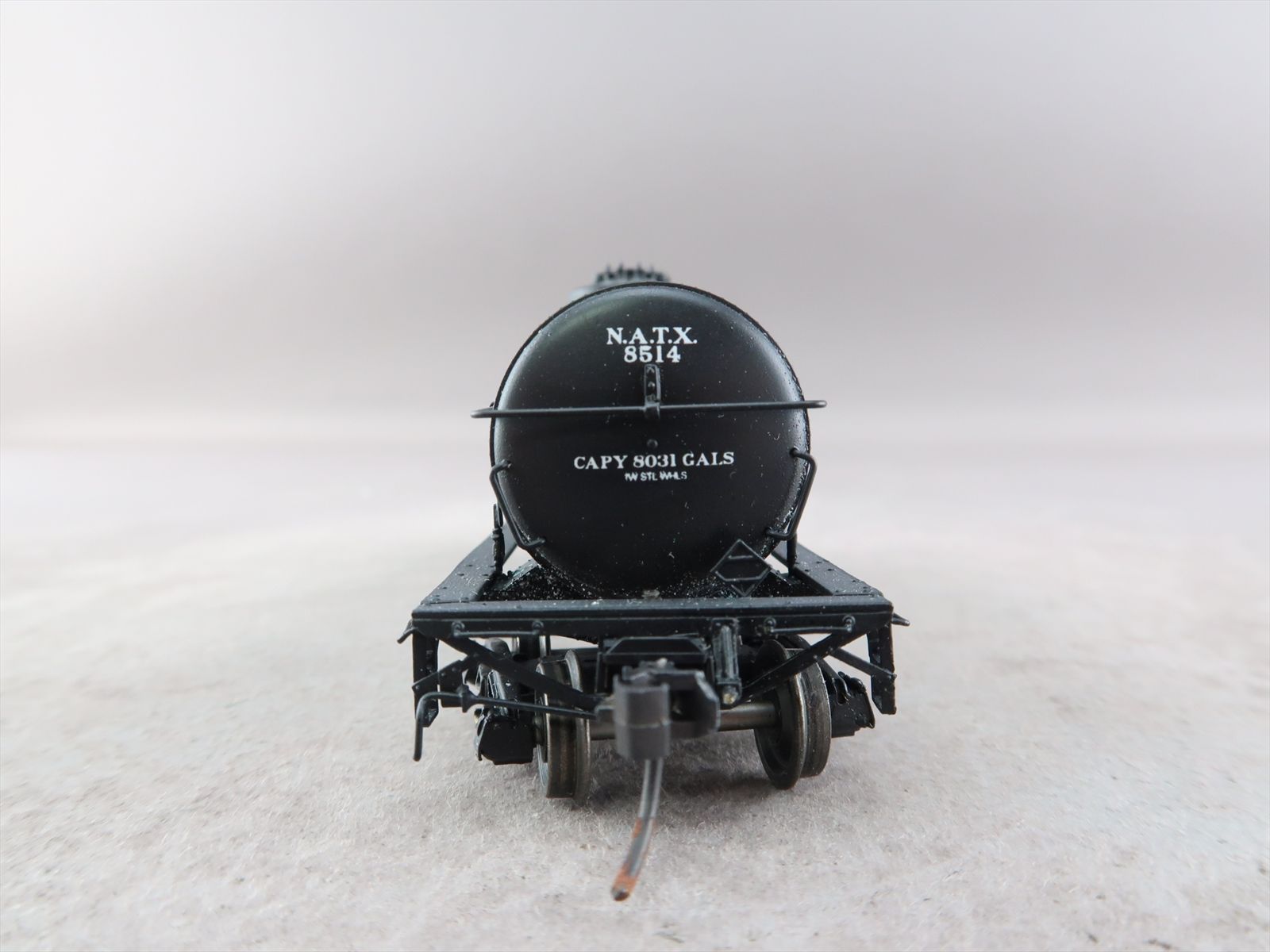 HO Brass Model - WAD Drake WAD-1006 NATX 8,000 Gallon Tank Car #8514 - F/P - Woo Sung