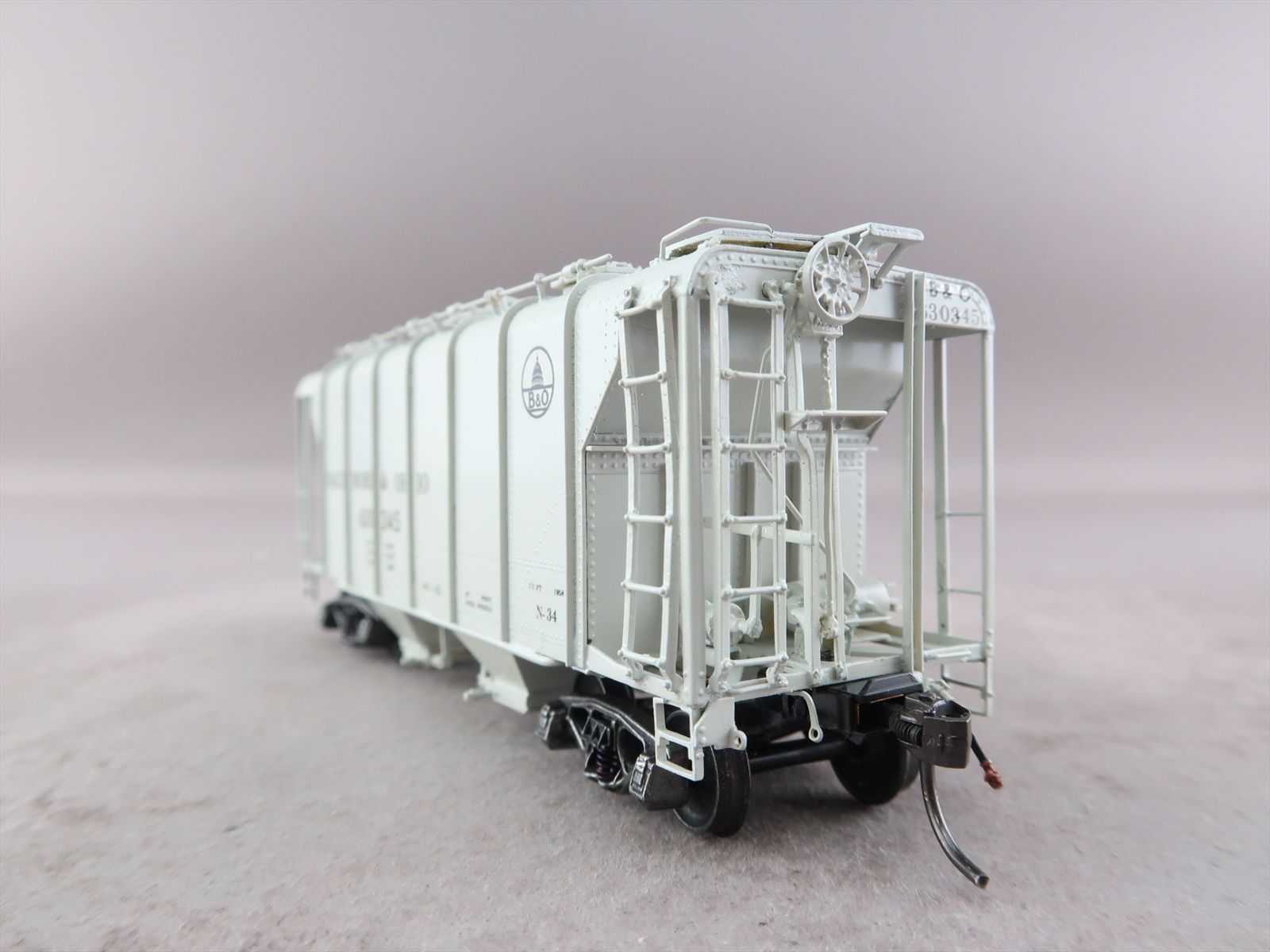 HO Brass Model - OMI 1390 B&O Baltimore & Ohio N-34 Covered Hopper ...