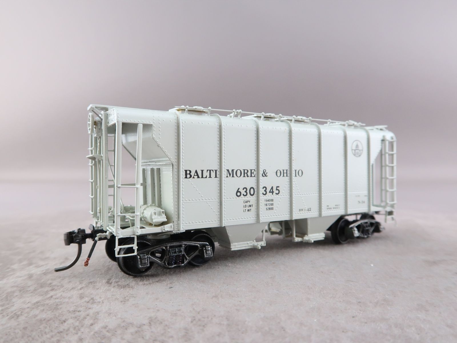 HO Brass Model - OMI 1390 B&O Baltimore & Ohio N-34 Covered Hopper ...