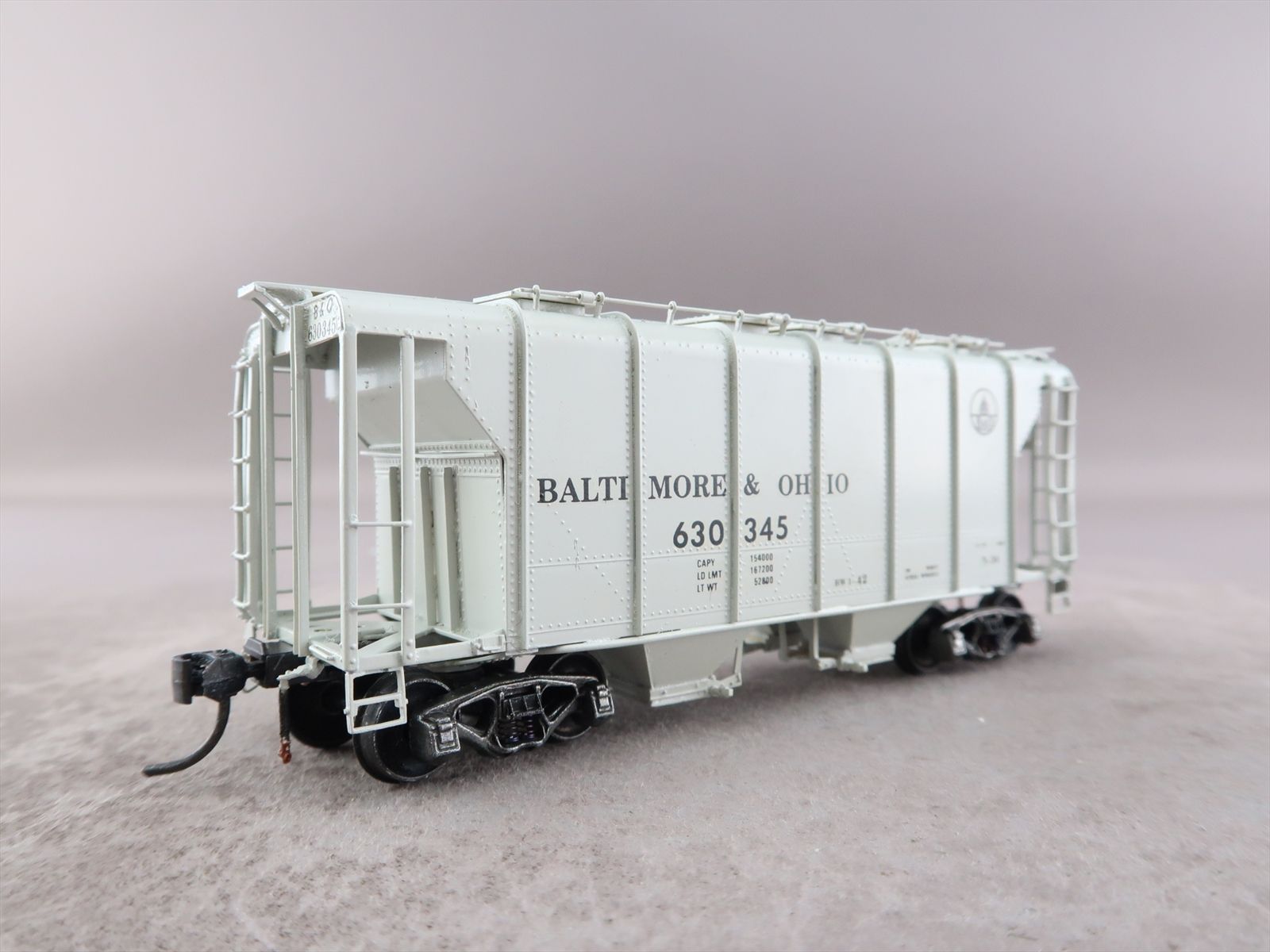 HO Brass Model - OMI 1390 B&O Baltimore & Ohio N-34 Covered Hopper ...
