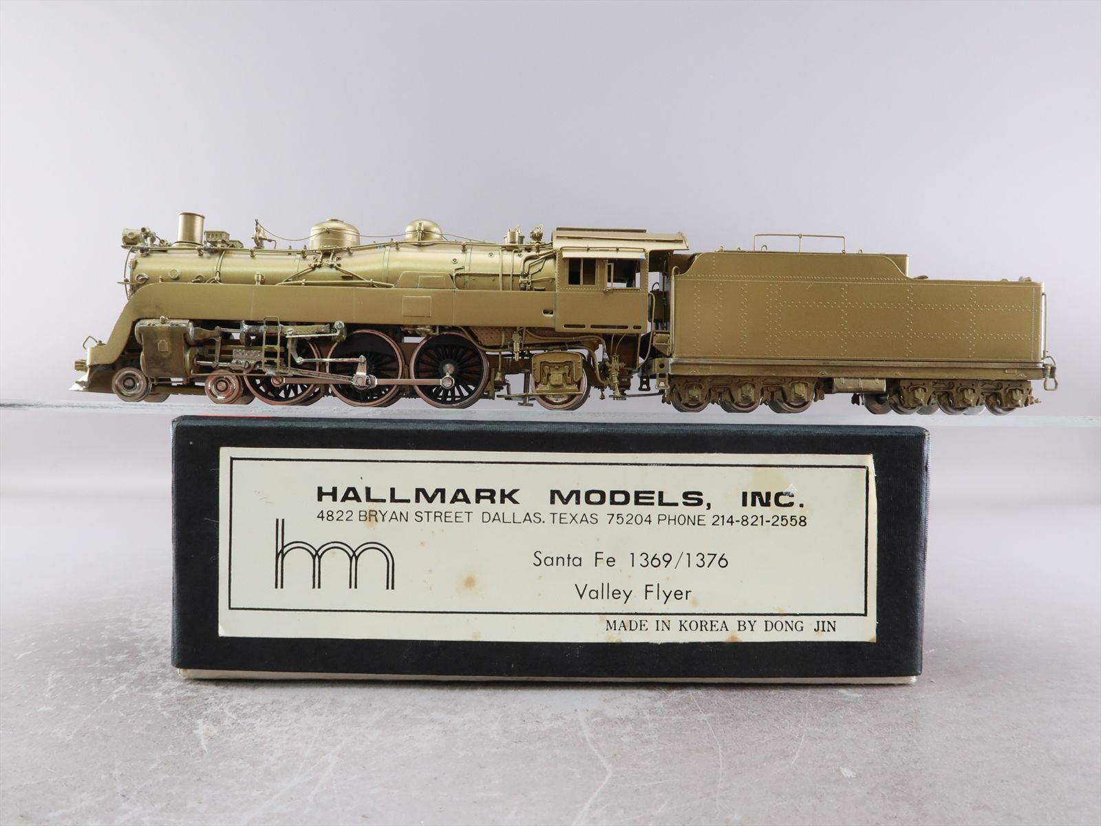 HO Brass Model - Hallmark Models ATSF Santa Fe 4-6-2 Valley Flyer 1369/ ...