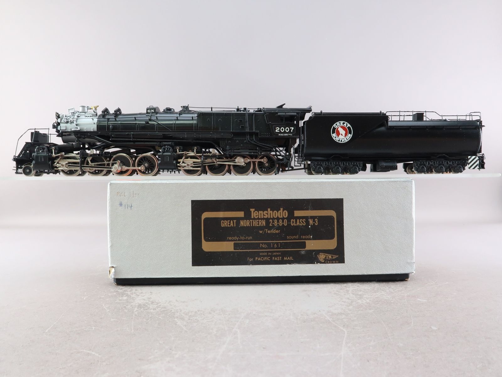 HO Brass Model - PFM GN Great Northern N-3 2-8-8-0 #2007 - F/P - 1976 ...
