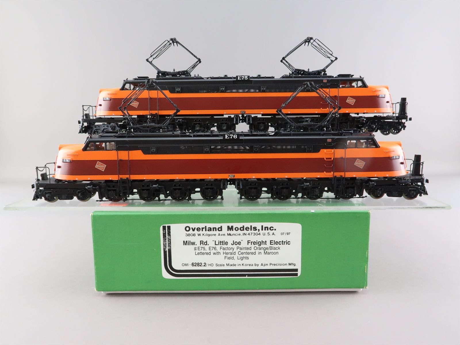 HO Brass Model - OMI 6282.2 Milwaukee Set of 2 Little Joe Freight ...
