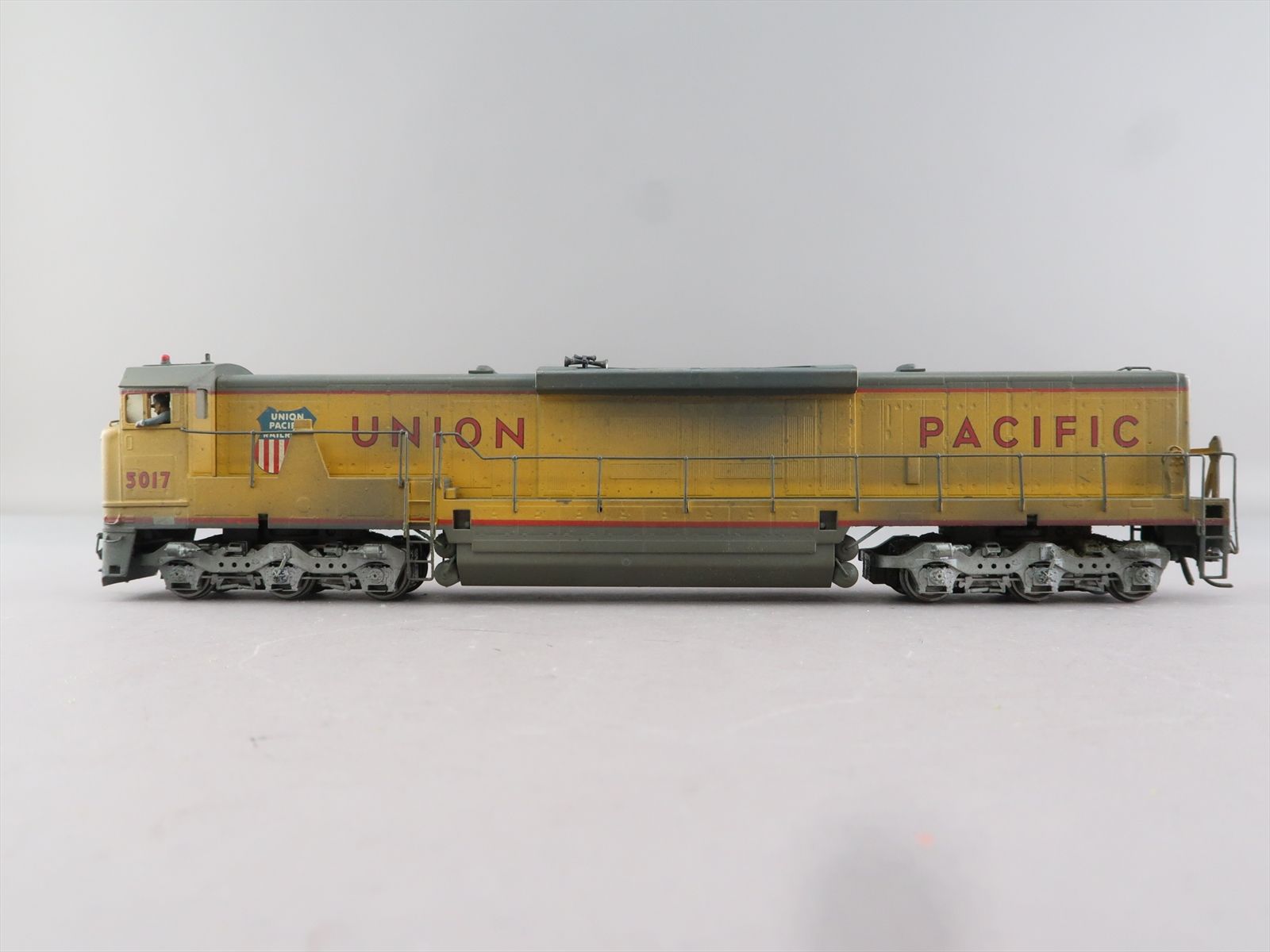 HO Brass Model - ALCO D-134 UP Union Pacific GE U50C #5017 - Custom + Weathered - 1974 Run - Kumata