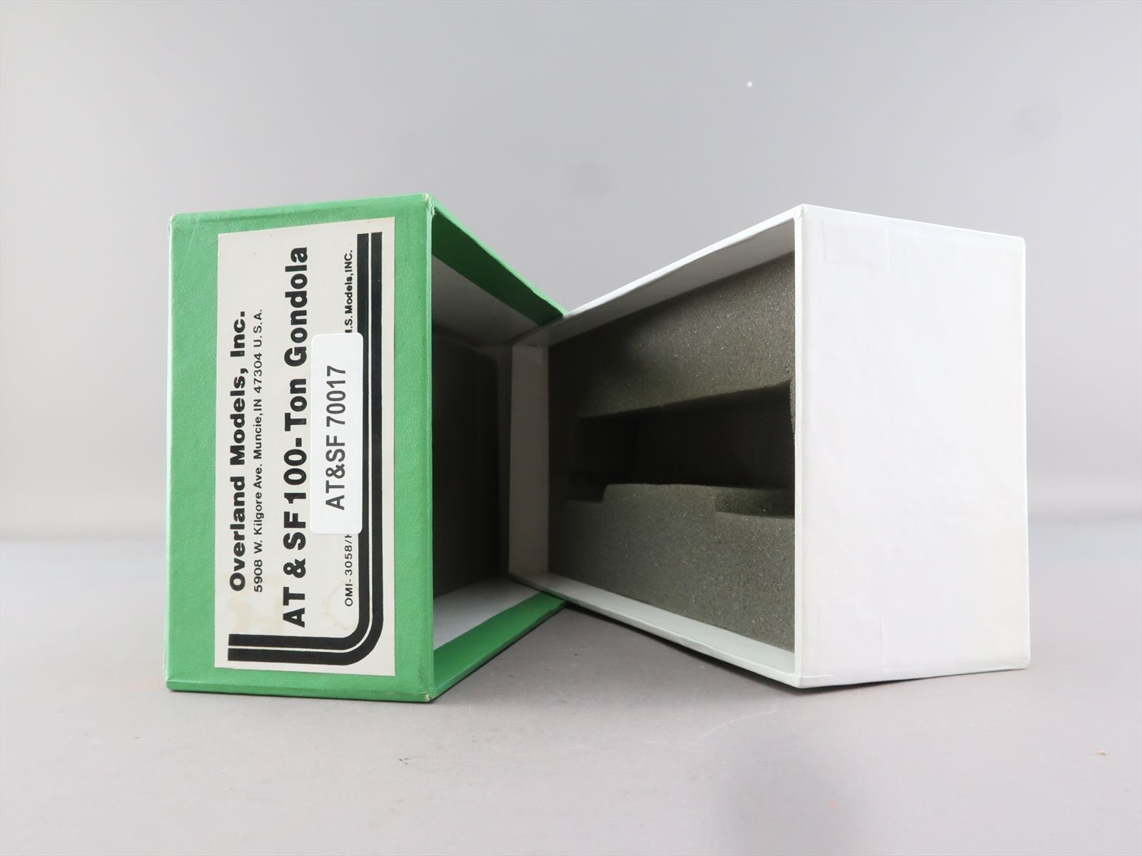 HO Brass Model - OMI 3058 AT&SF Santa Fe 100 Ton Gondola #70017 - Custom + Weathered - 1986 Run ...