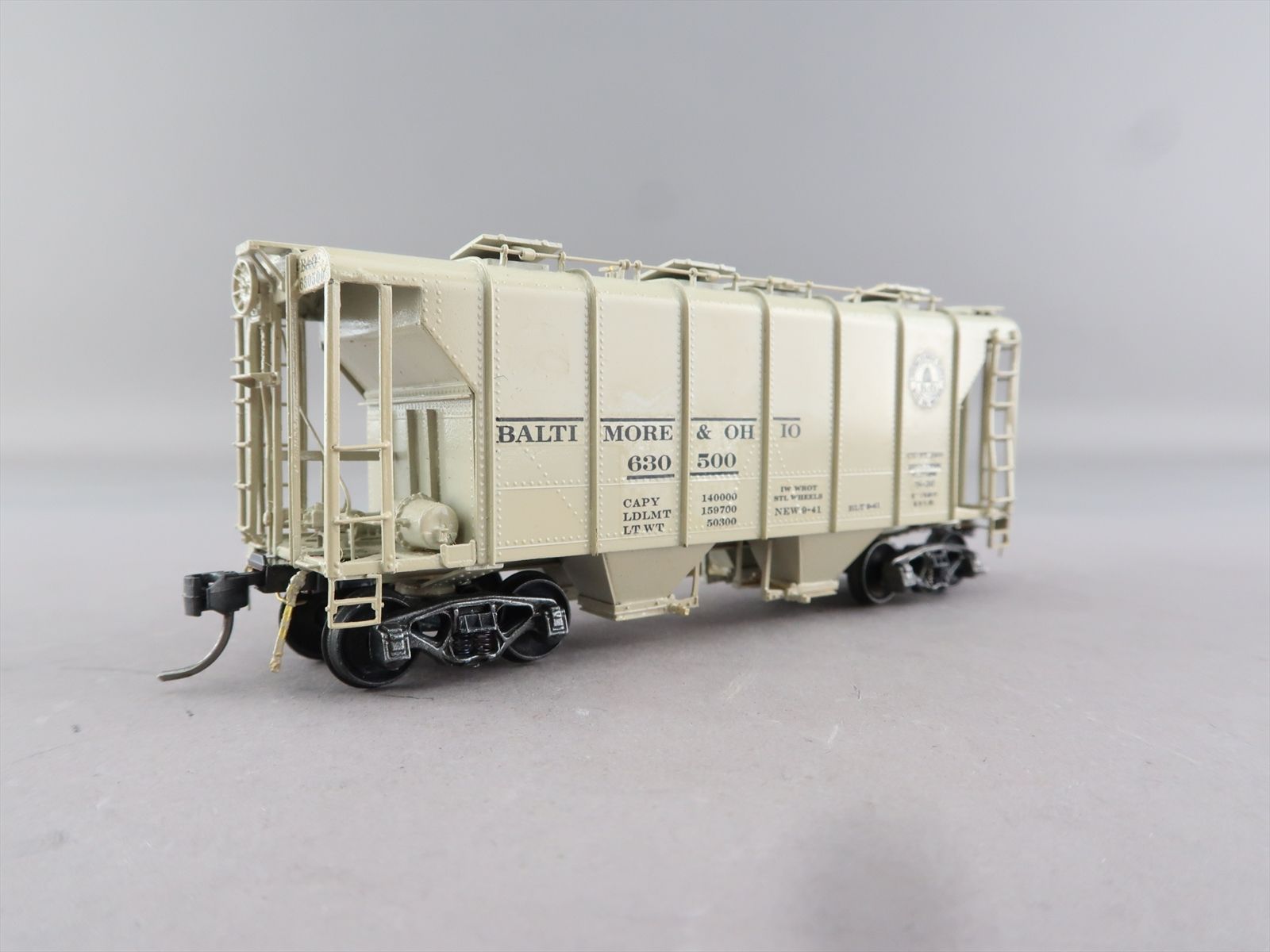 HO Brass Model - OMI 1390 B&O Baltimore & Ohio N-34 Covered Hopper ...