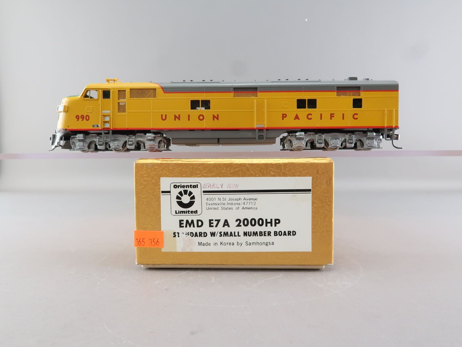 HO Brass Model - Oriental UP Union Pacific E7 E7A 2000HP Standard w ...