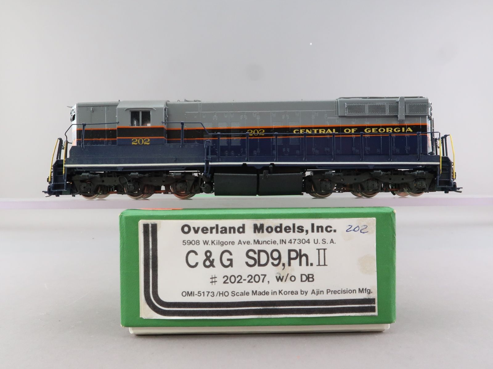 HO Brass Model - OMI 5173 CofG C of G Central of Georiga SD9 Phase II ...