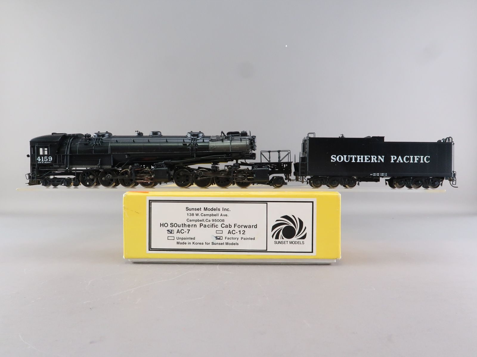 HO Brass Model - Sunset SP Southern Pacific AC-7 4-8-8-2 #4159 - F/P - SMI