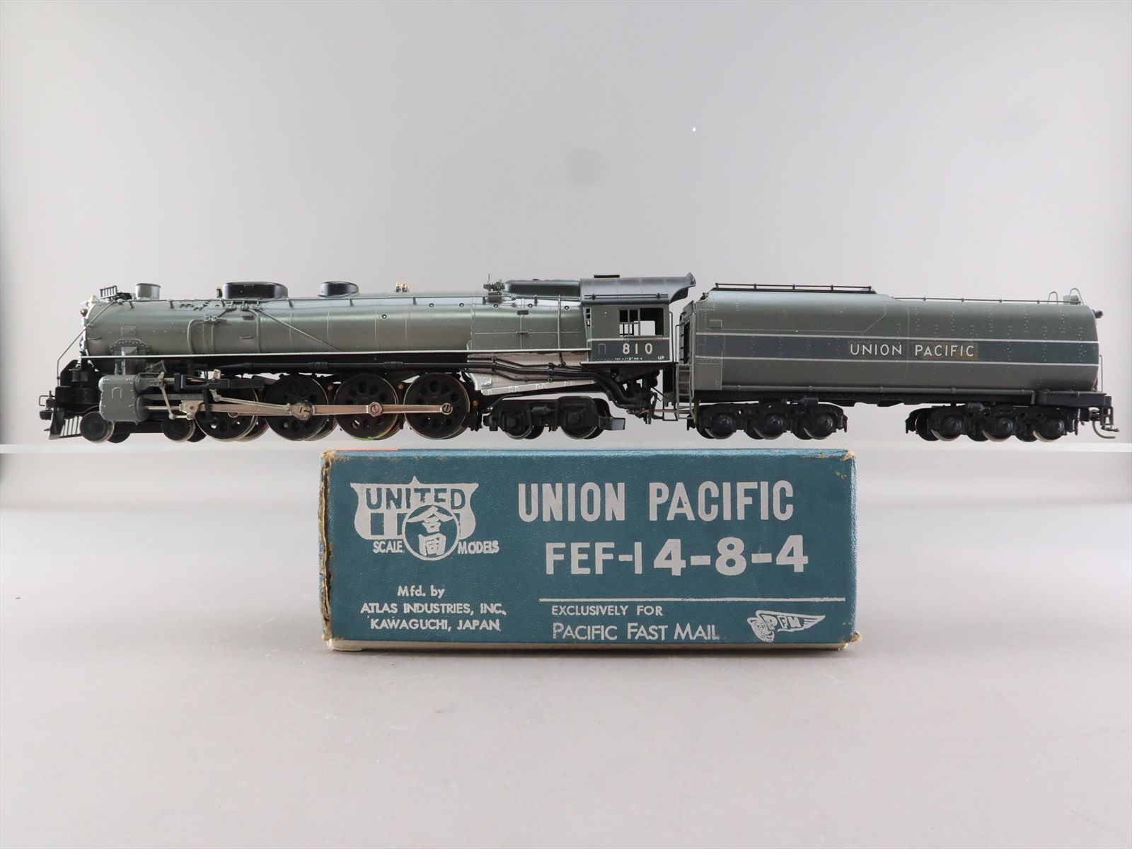 HO Brass Model - PFM UP Union Pacific FEF-1 4-8-4 #810 - Custom - 1974 ...
