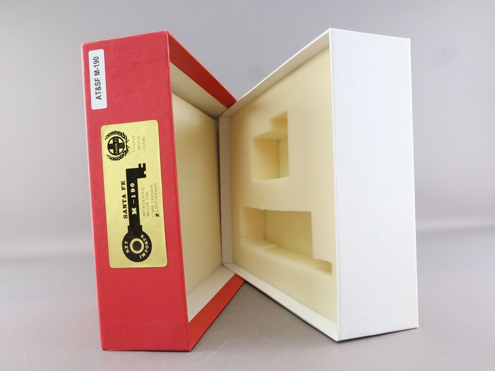 HO Brass Model - Key Custom Motor Car #1 AT&SF Santa Fe Articulated ...