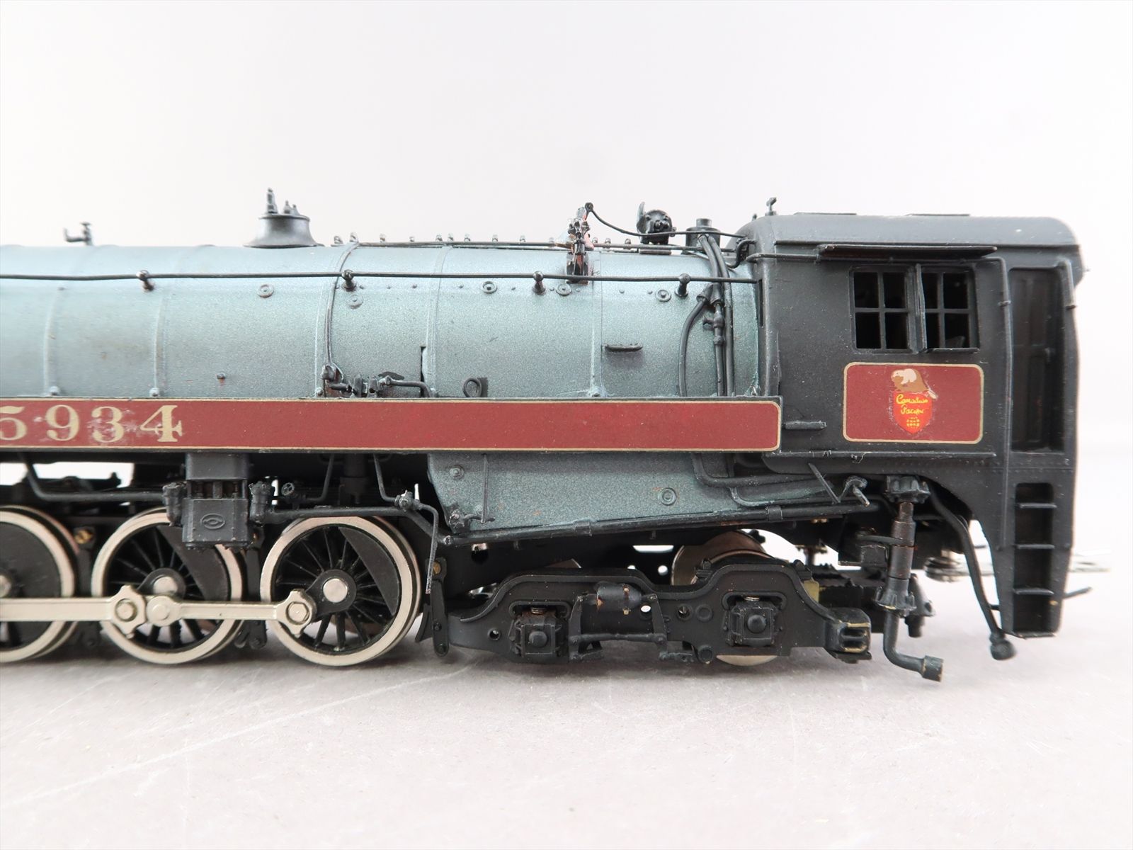 HO Brass Model - VH CP CPR Canadian Pacific T-1c 2-10-4 #5934 - Custom - Samhongsa