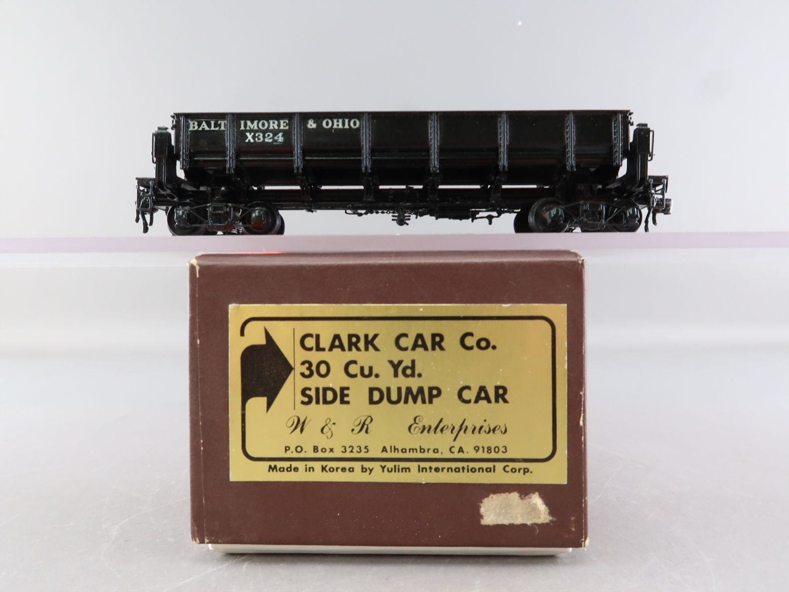 HO Brass Model - W&R B&O Baltimore & Ohio Clark Car Company 30 Cubic ...
