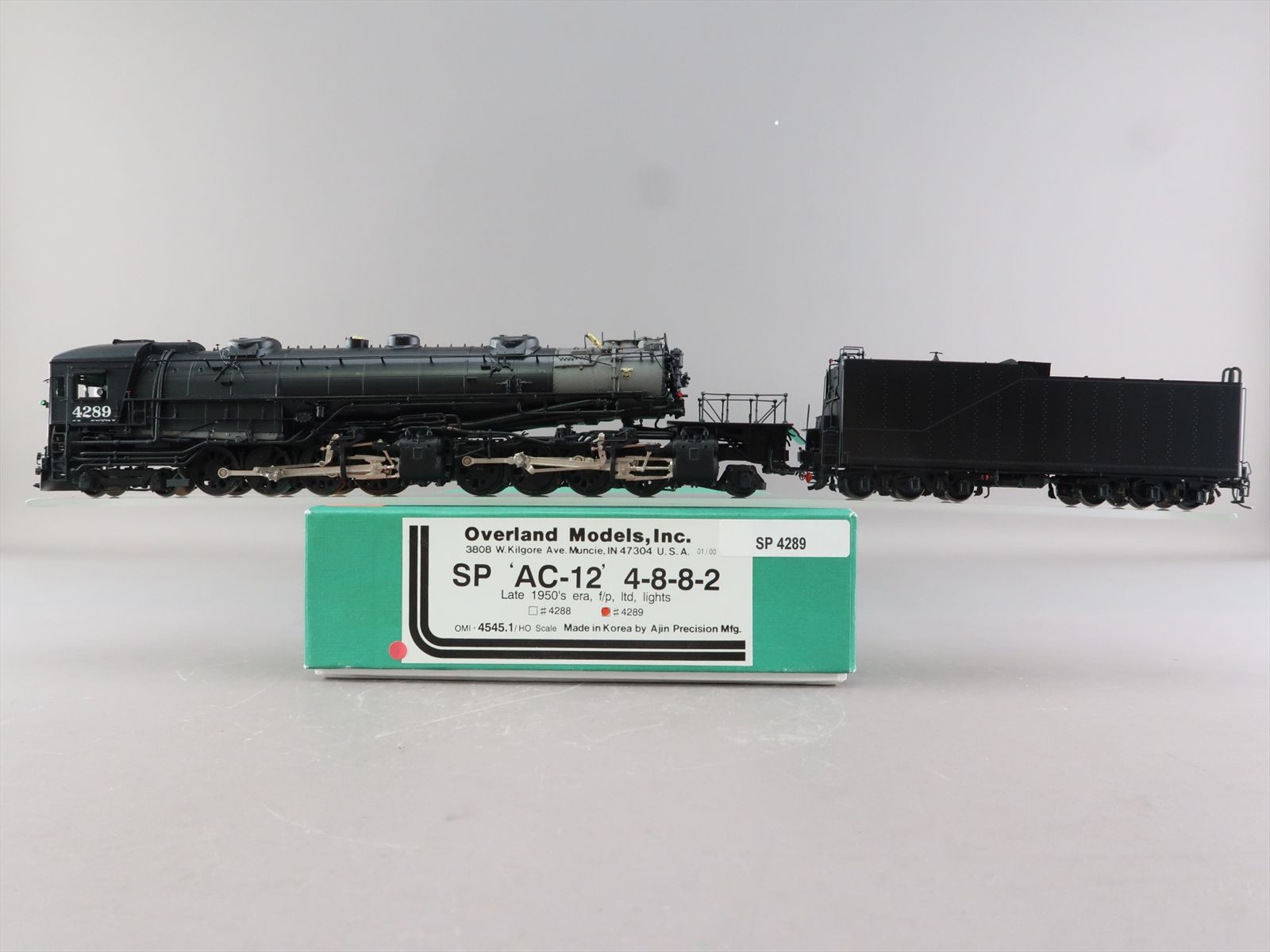 HO Brass Model - OMI 4545.1 SP Southern Pacific AC-12 4-8-8-2 Cab ...