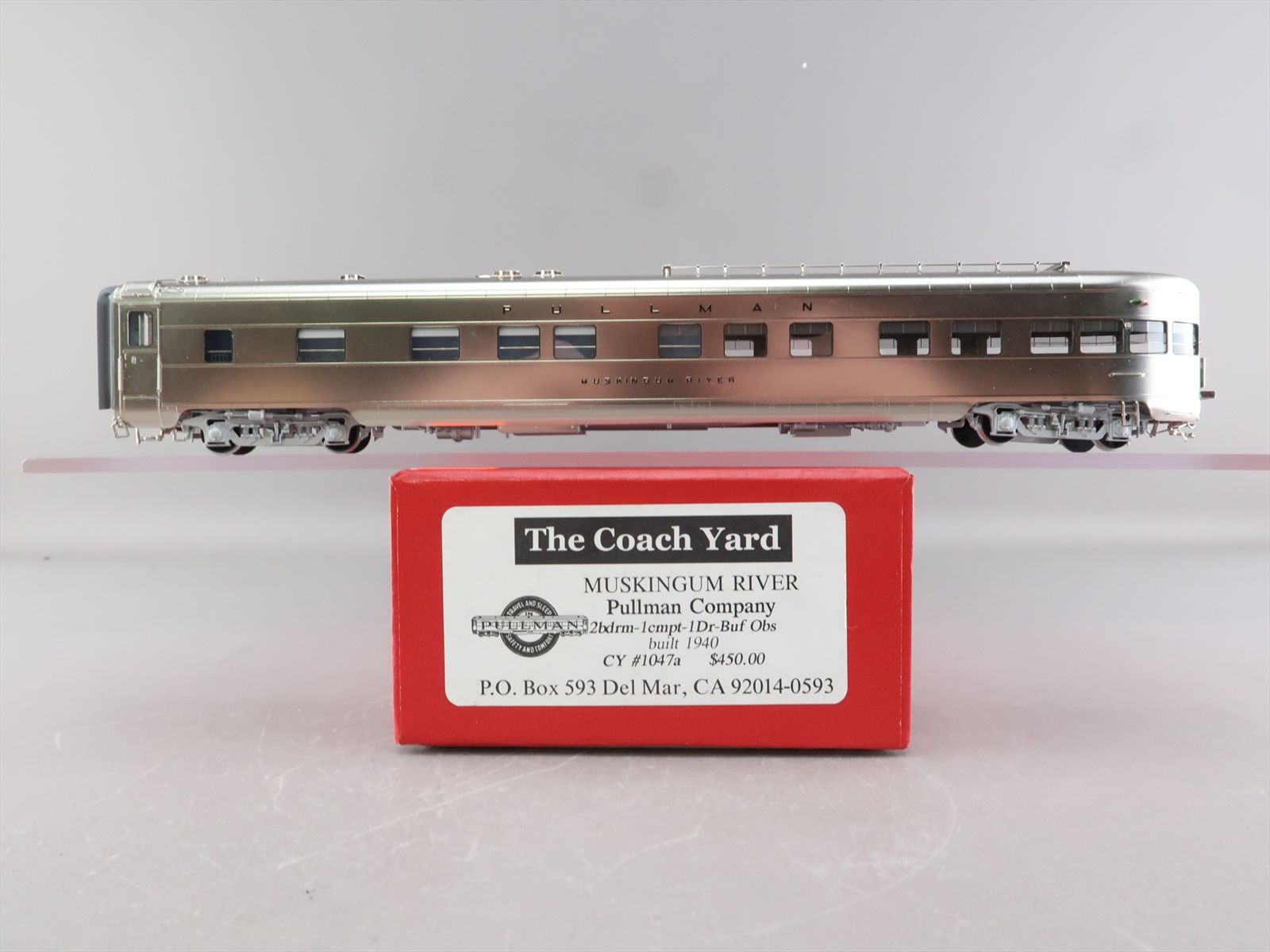 HO Brass Model - TCY 1047a Arizona Limited Pullman 2-1-1 Buffet ...
