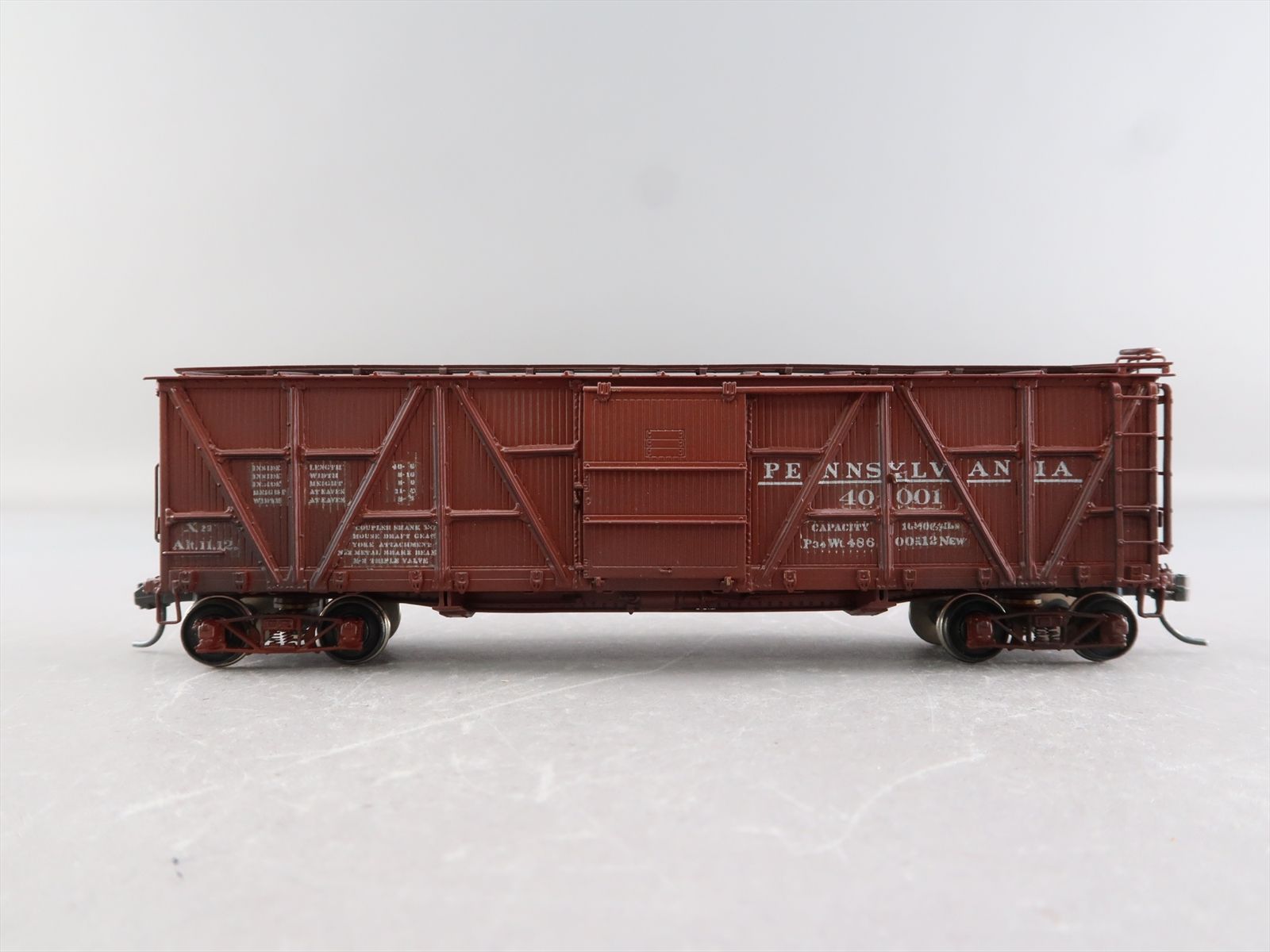HO Brass Model - MTS PRR Pennsylvania X-23 Boxcar Box Car #40001 ...