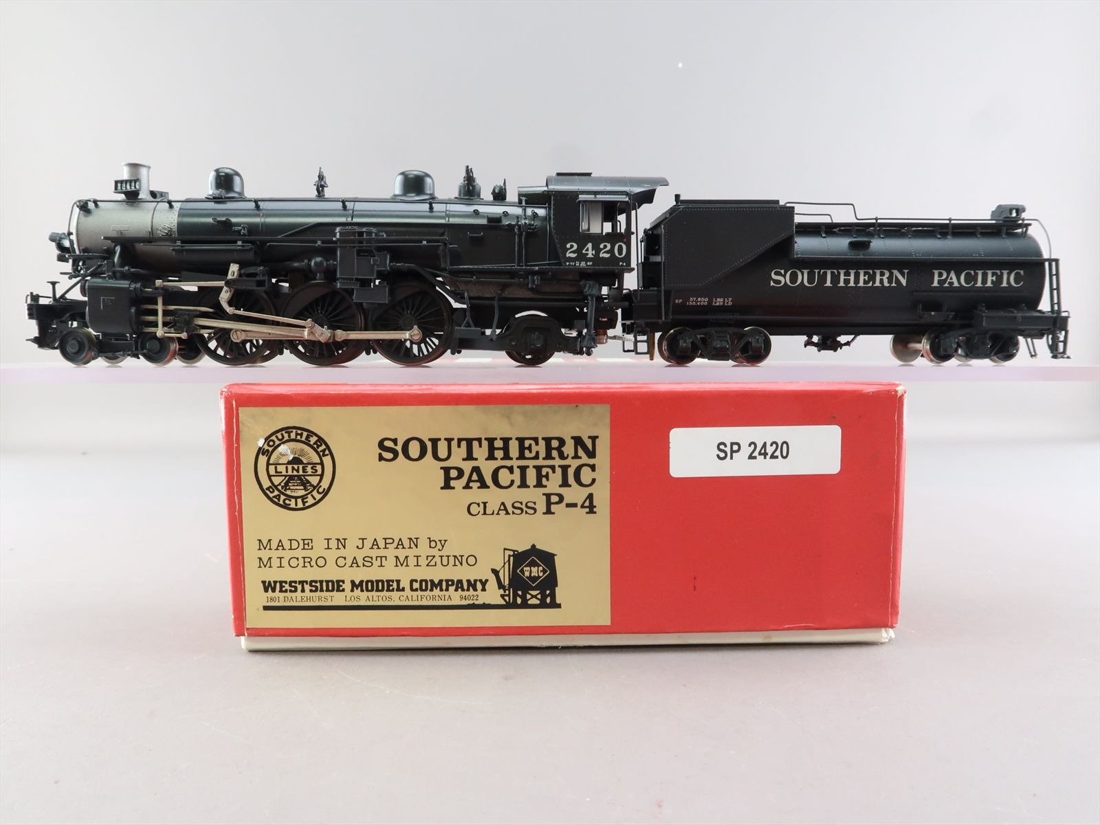 HO Brass Model - WMC SP Southern Pacific P-4 Pacific 4-6-2 #2420 ...