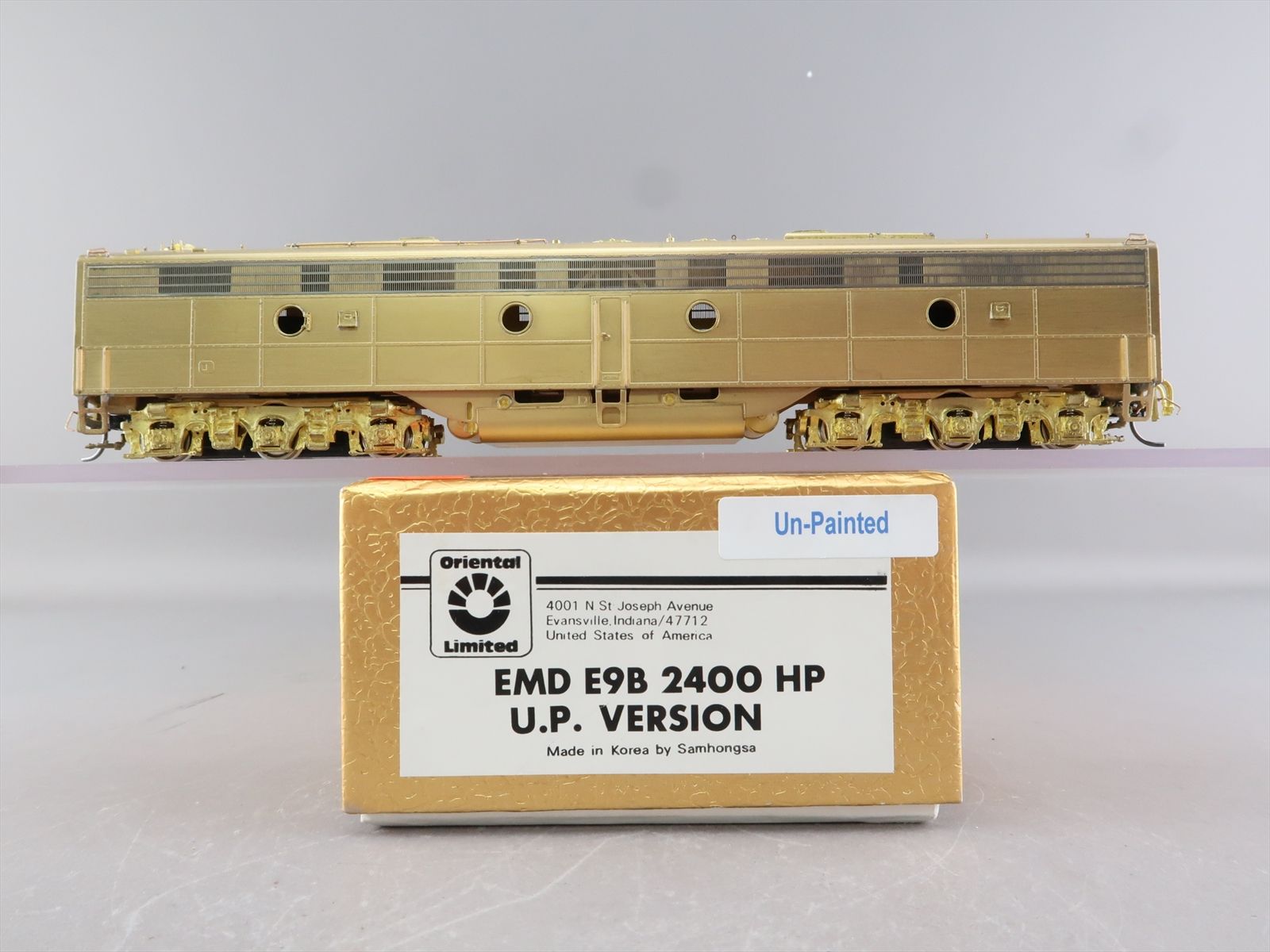 HO Brass Model - Oriental UP Union Pacific E9 E9B 2400HP - Unpainted ...