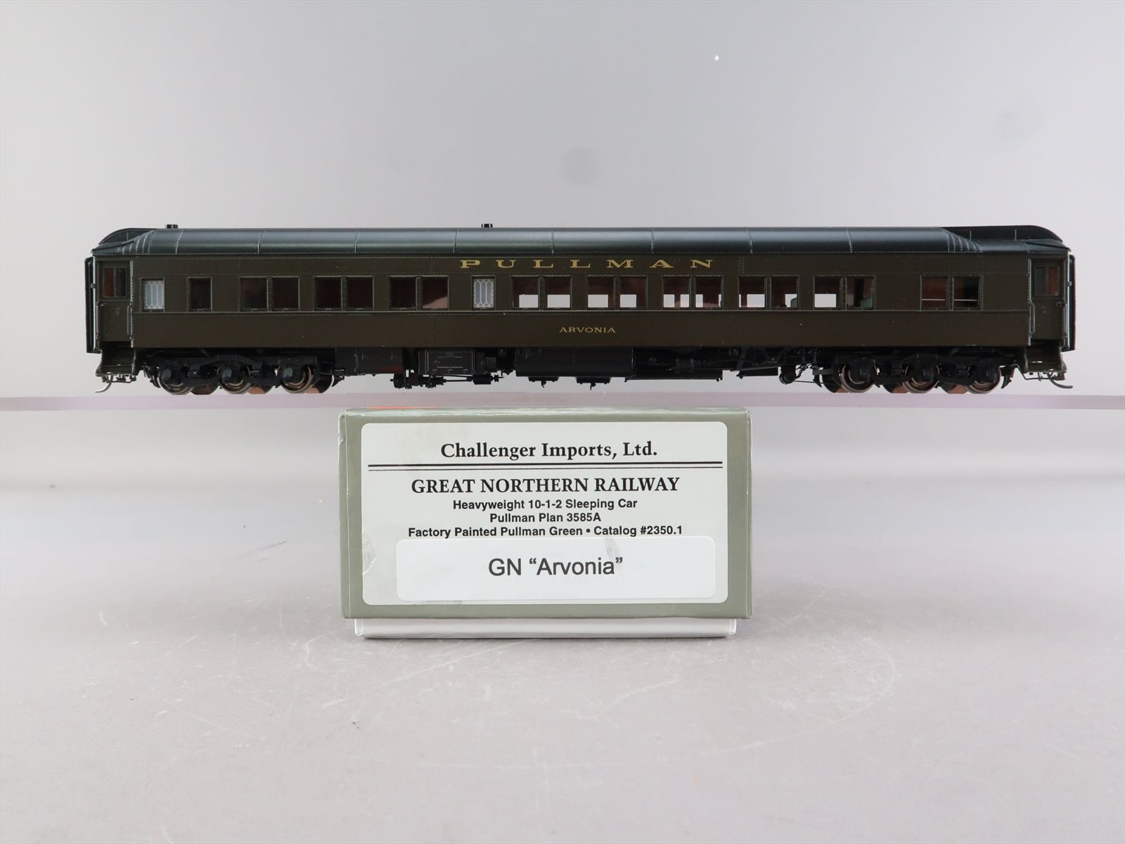 HO Brass Model - CIL 2350.1 GN Great Northern HW 10-1-2 Sleeper Arvonia ...