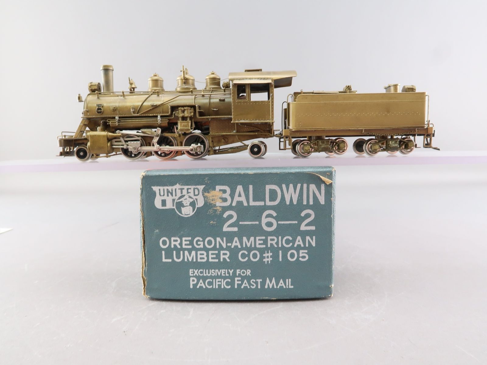 HO Brass Model - PFM Baldwin 2-6-2 Oregon American Lumber Co. #105 ...