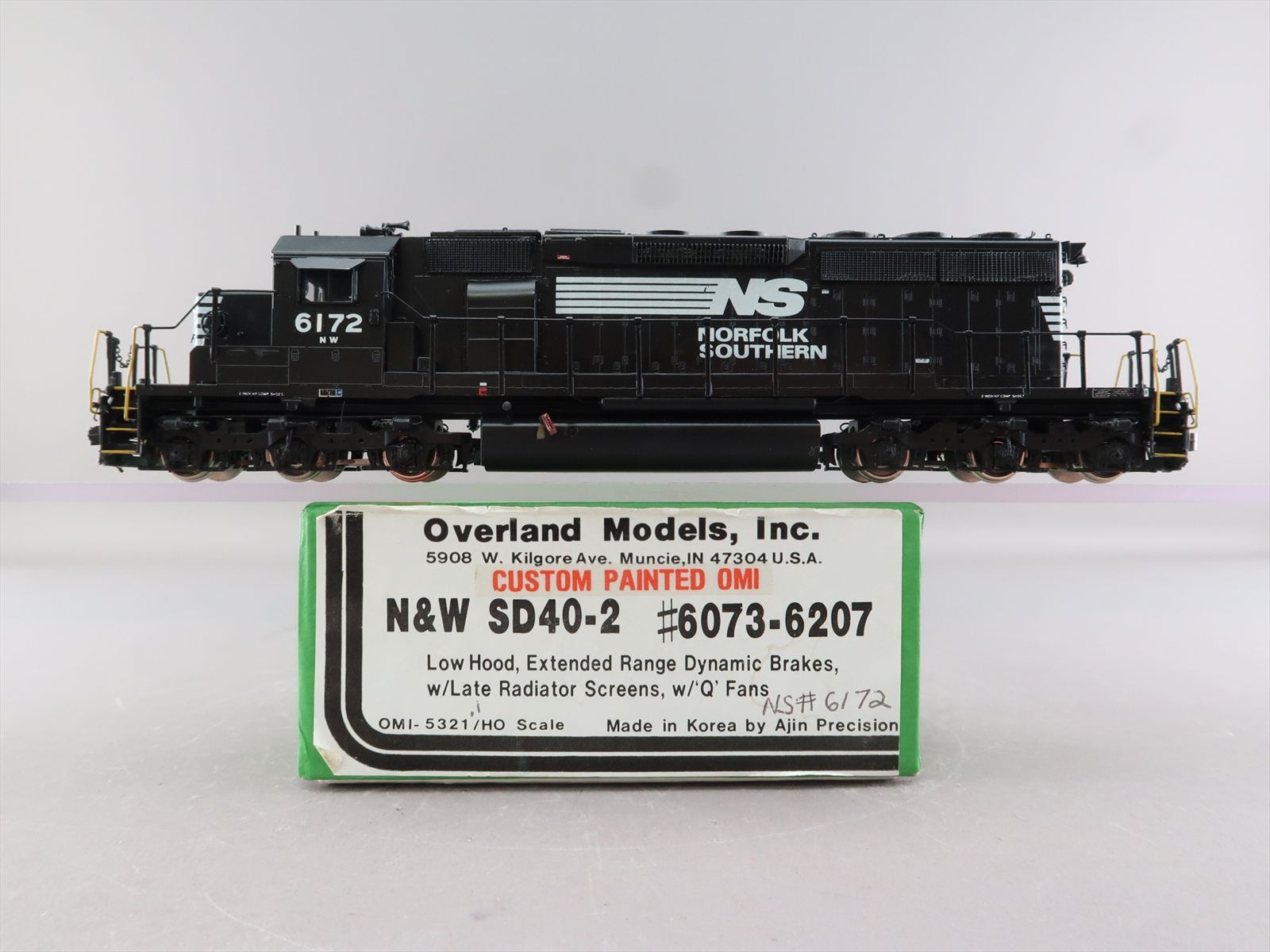 HO Brass Model - OMI 5321.2 N&W Norfolk & Western SD40-2 Low Hood Late ...