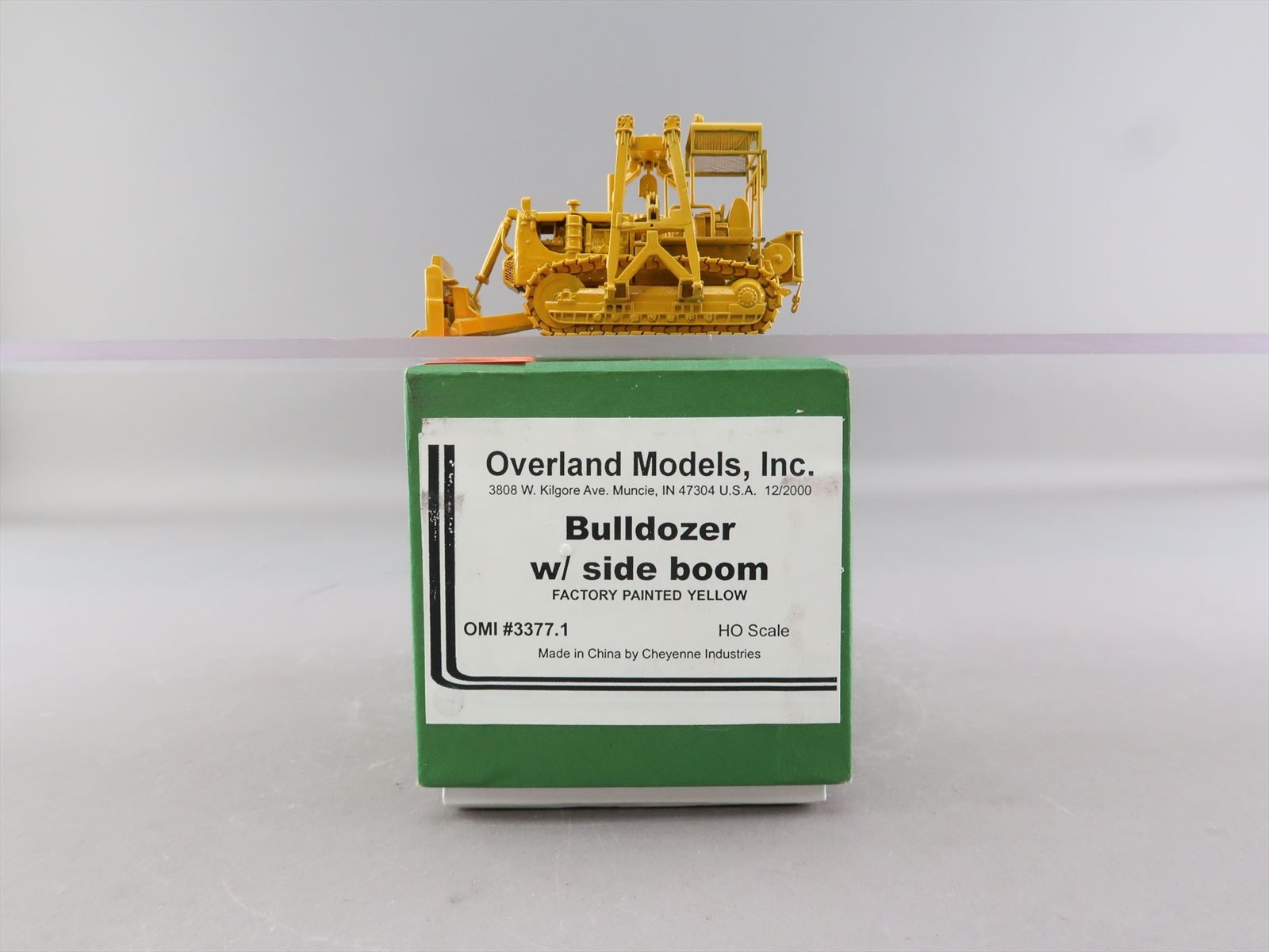 HO Brass Model - OMI 3377.1 Bulldozer w/ Side Boom - F/P Yellow - 2001 ...