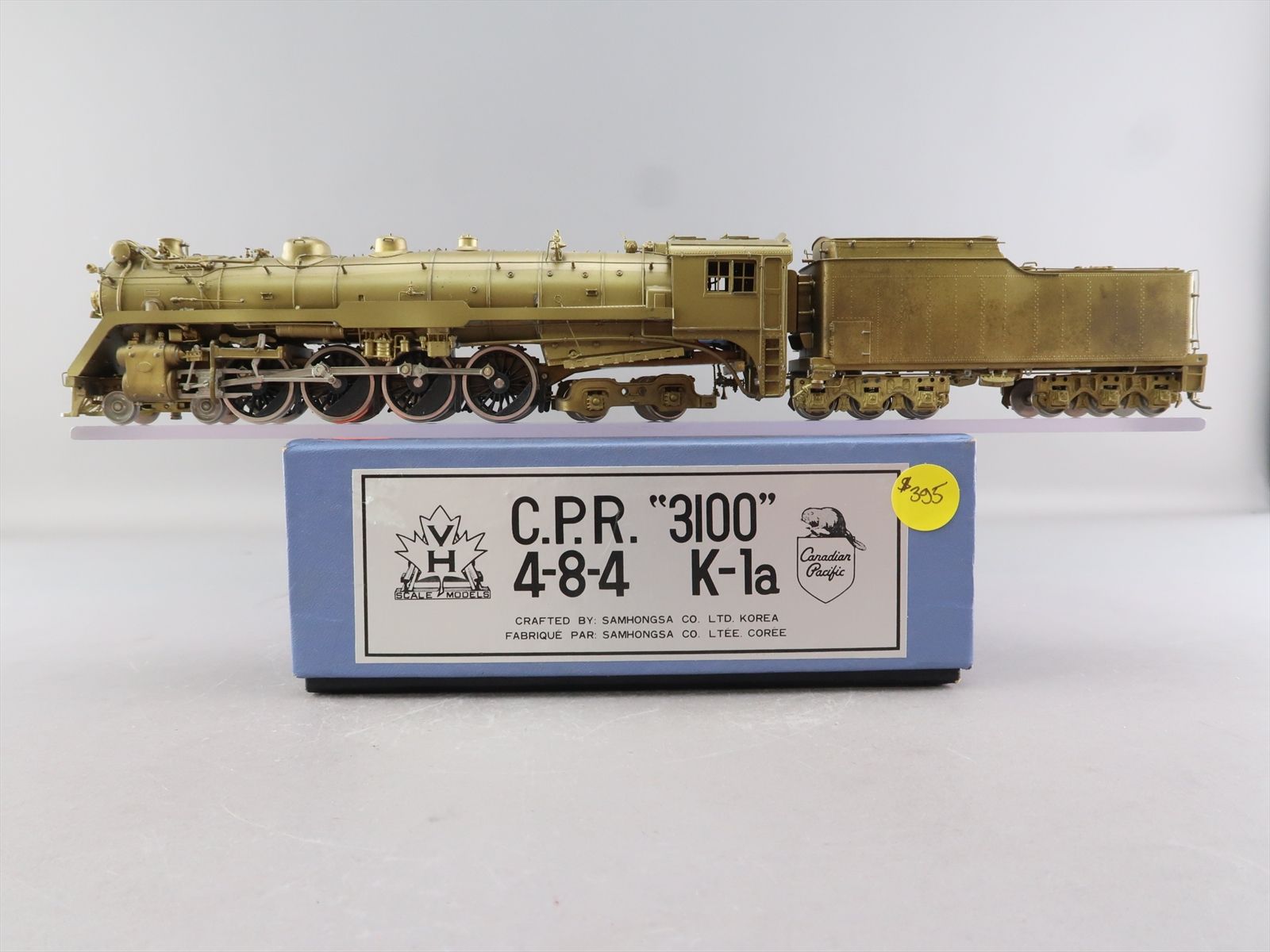 HO Brass Model - VH Van Hobbies CP CPR Canadian Pacific K-1a 4-8-4 ...