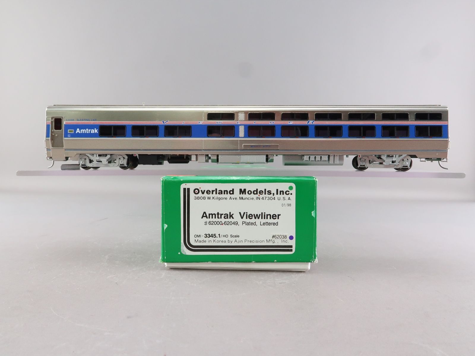 HO Brass Model - OMI 3345.1 Amtrak Viewliner Sleeper EAGLE VIEW #62038 ...