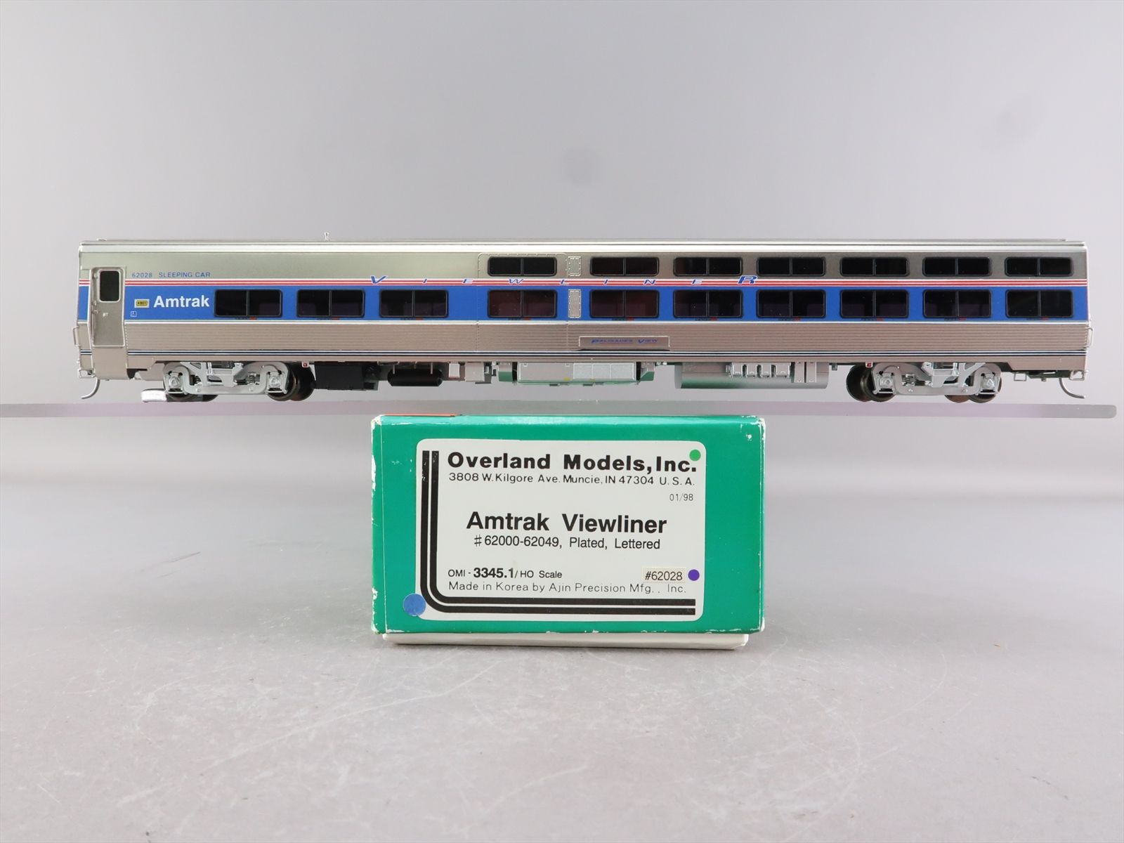 HO Brass Model - OMI 3345.1 Amtrak Viewliner Sleeper PALISADES VIEW ...