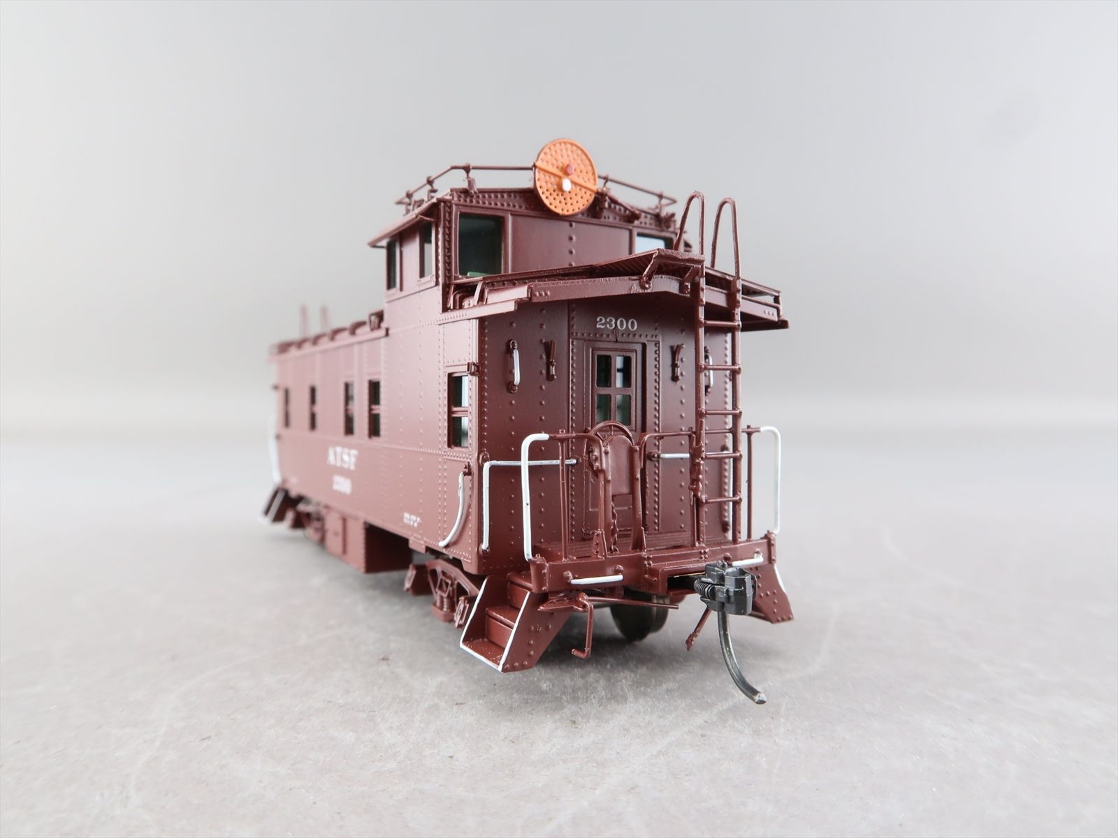 HO Brass Model - DP 1408 AT&SF Santa Fe Peaked Roof Wig Wag Caboose ...