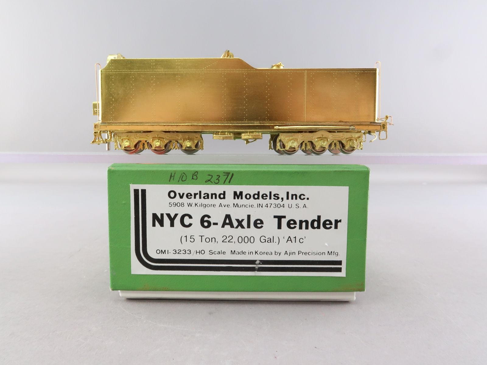 HO Brass Model - OMI 3233 NYC New York Central 6-Axle Tender ONLY 15 ...