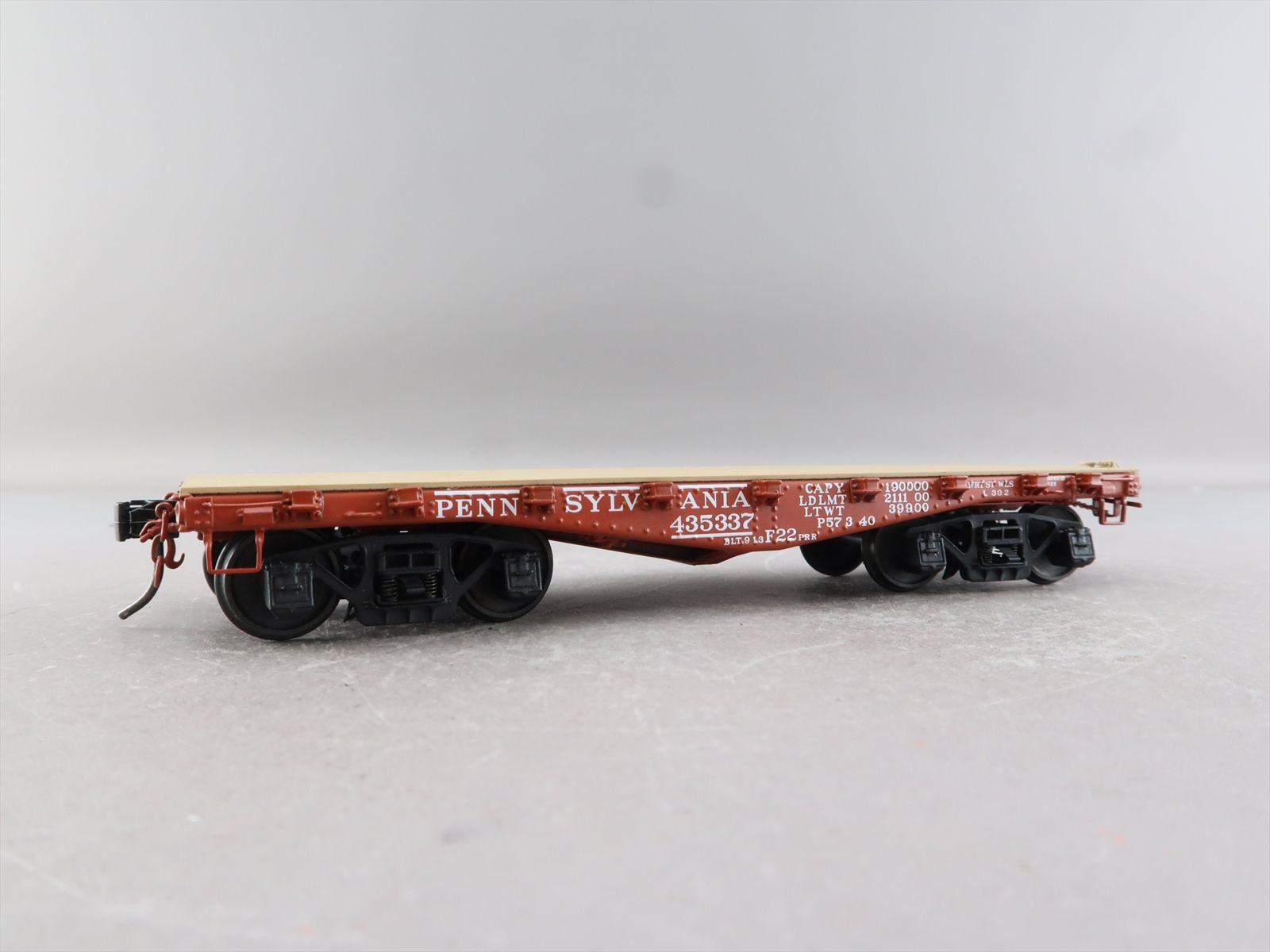 O 2-Rail Brass Model - RYM Rich Yoder 2101729 PRR Pennsylvania F22 Flat ...