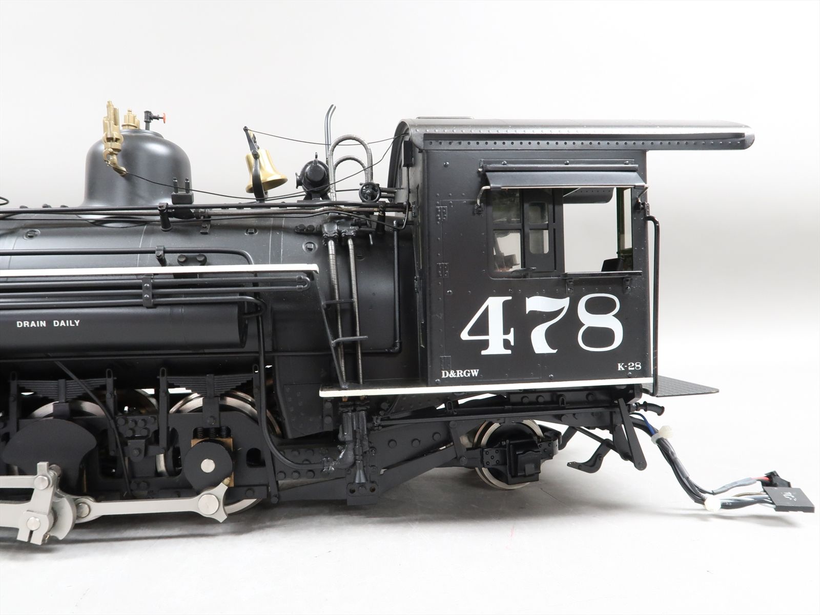 Fn3 Brass Model - Accucraft AL87-184 D&RGW Rio Grande K-28 Mikado 2-8-2 ...