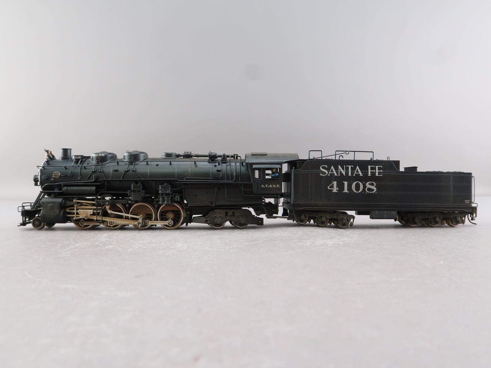 HO Brass Model - PFM AT&SF Santa Fe 2-8-4 #4108 - Custom + Weathered ...