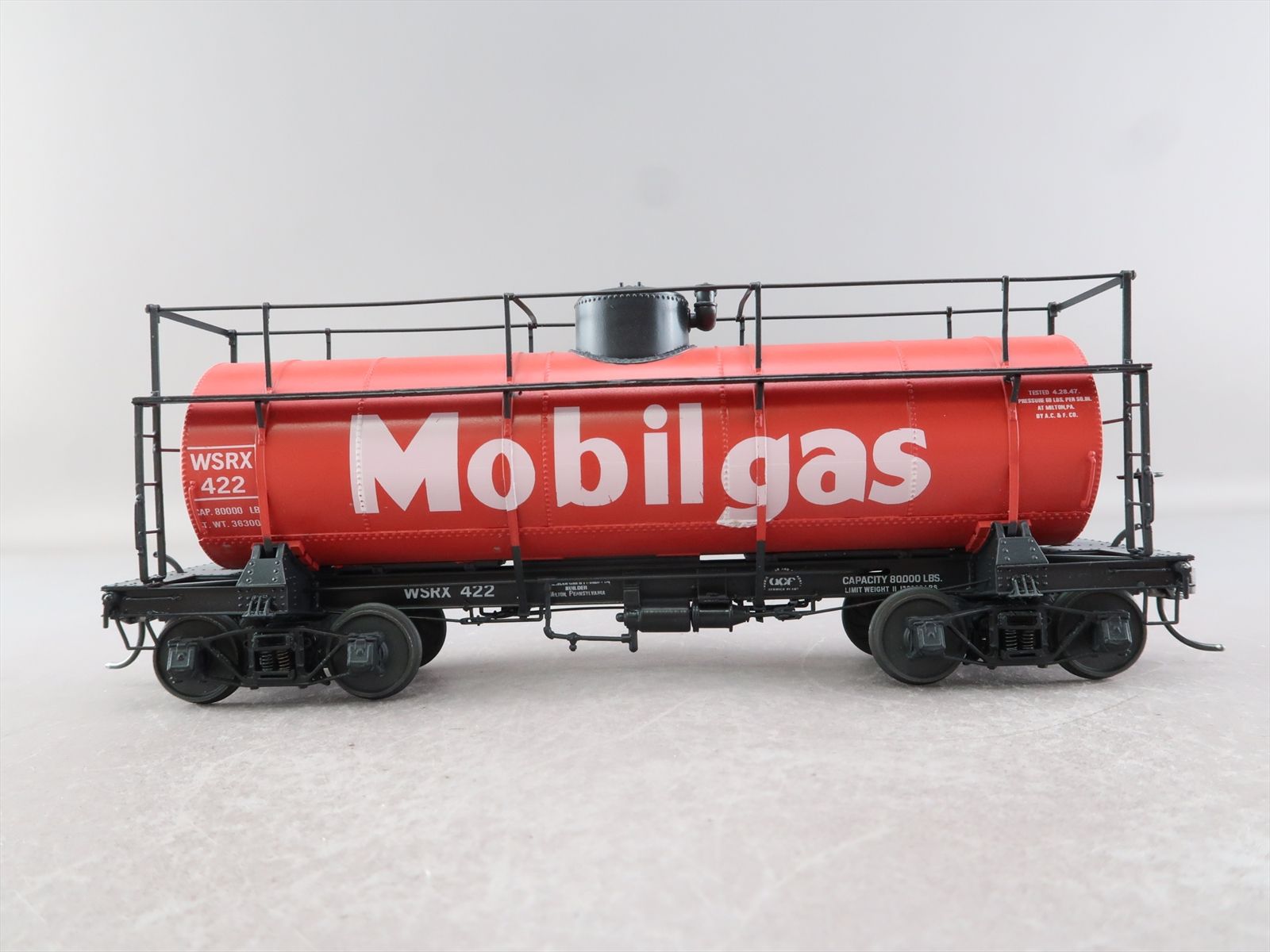 O Brass Model - RYM RY Rich Yoder Models 2804419 WSRX Mobilgas Tank Car ...