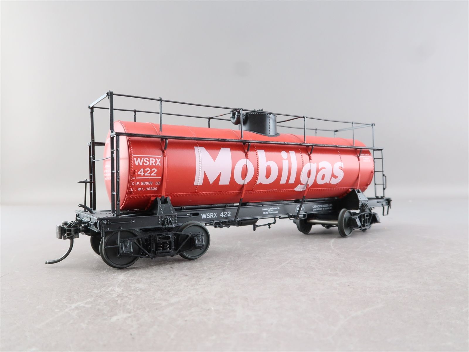 O Brass Model - RYM RY Rich Yoder Models 2804419 WSRX Mobilgas Tank Car ...