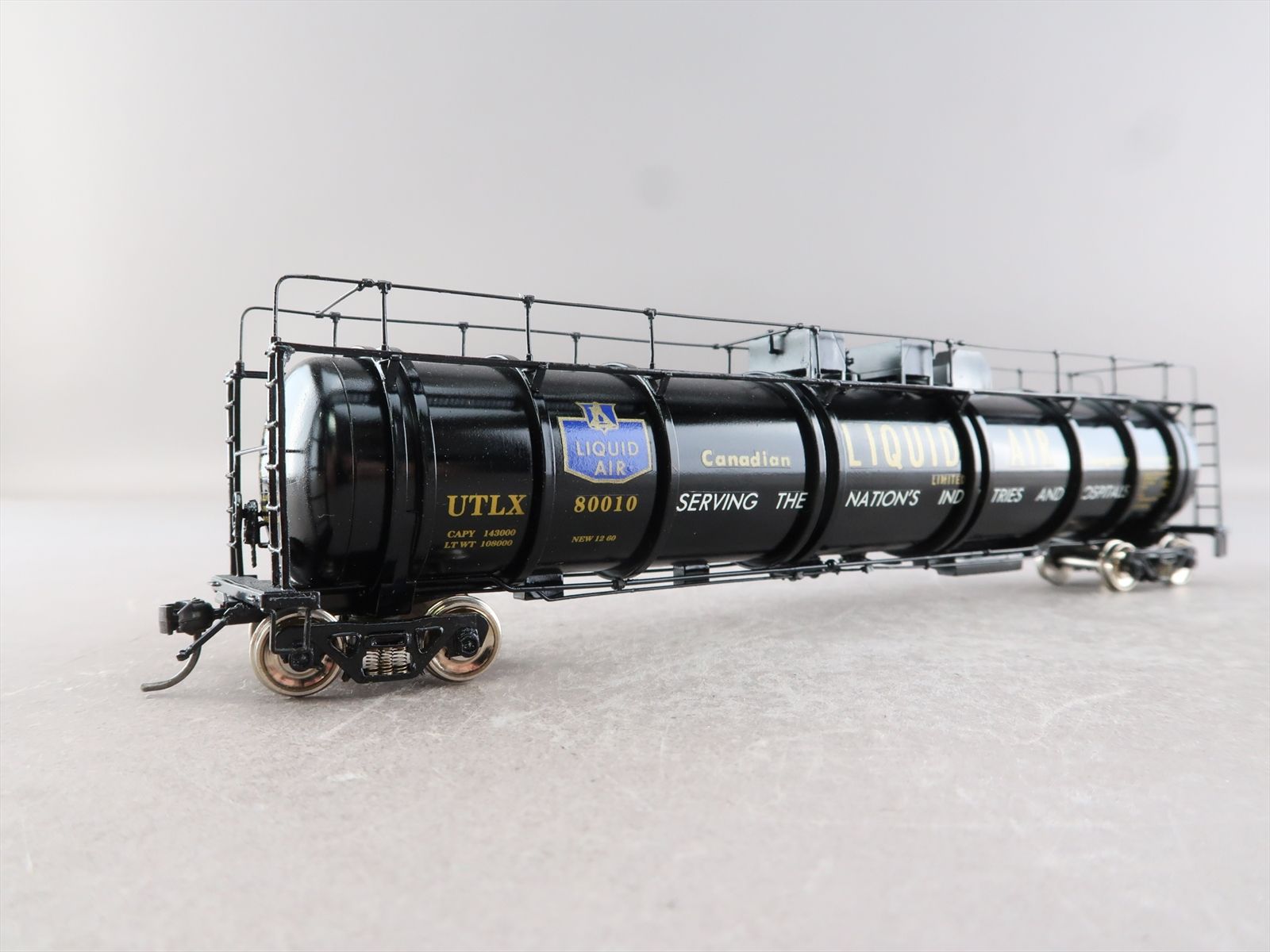 HO Brass Model - OMI 3029 UTLX Canadian Company Limited 61' Liquid Air ...