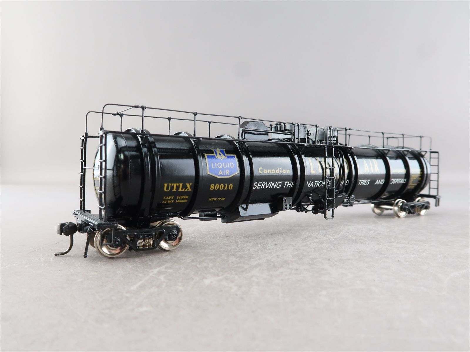 HO Brass Model - OMI 3029 UTLX Canadian Company Limited 61' Liquid Air ...