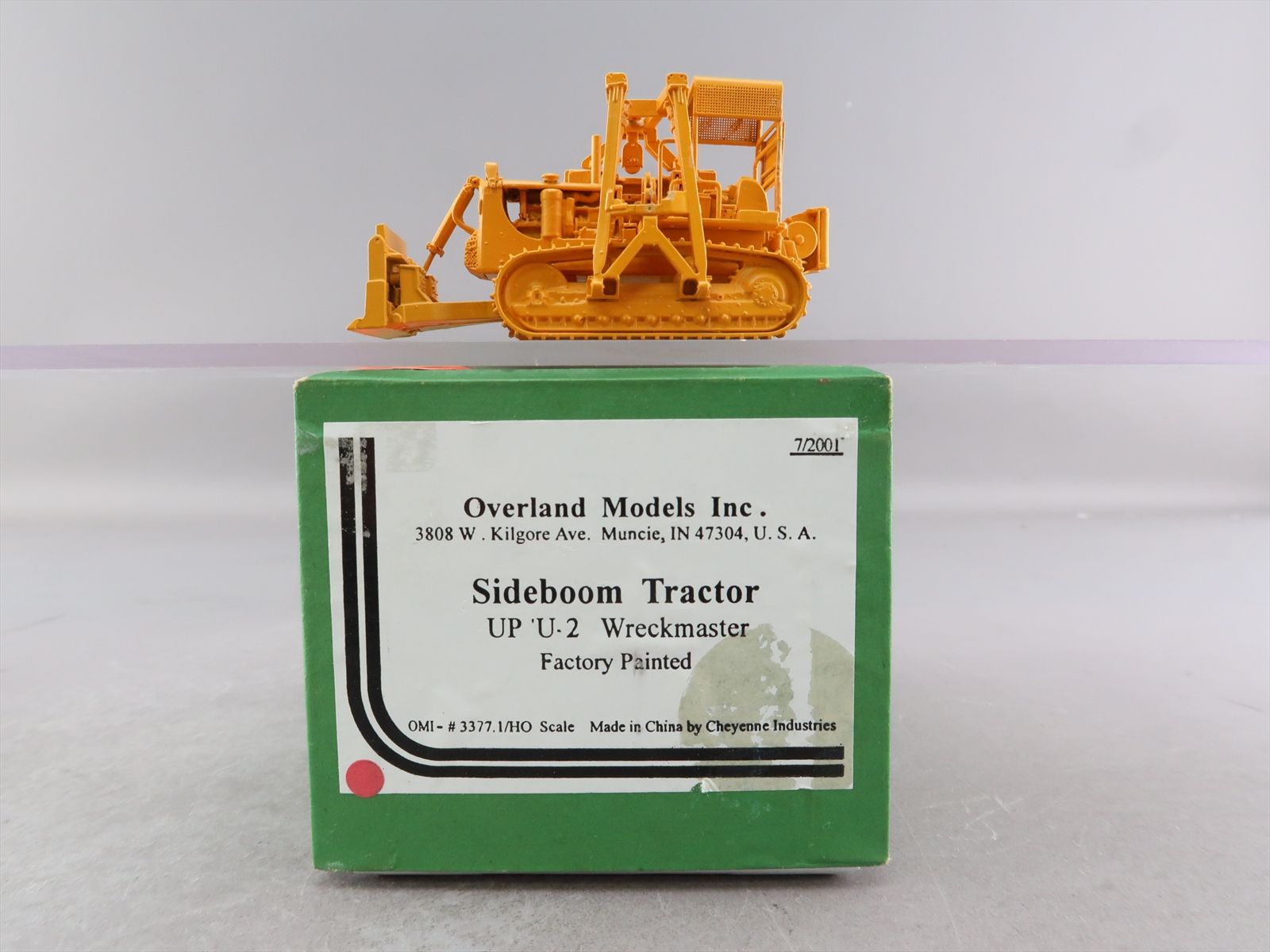 HO Brass Model - OMI 3377.1 Bulldozer w/ Side Boom - F/P Yellow - 2001 ...