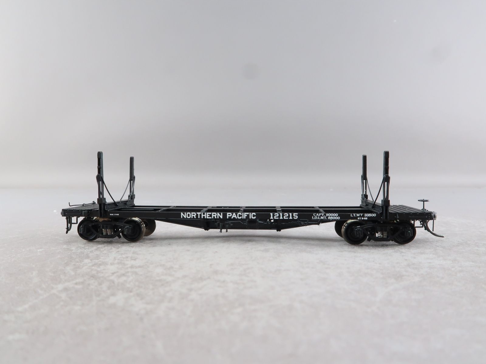 HO Brass Model - W&R NP Northern Pacific Truss Rod Log Car Set of 3 - F ...
