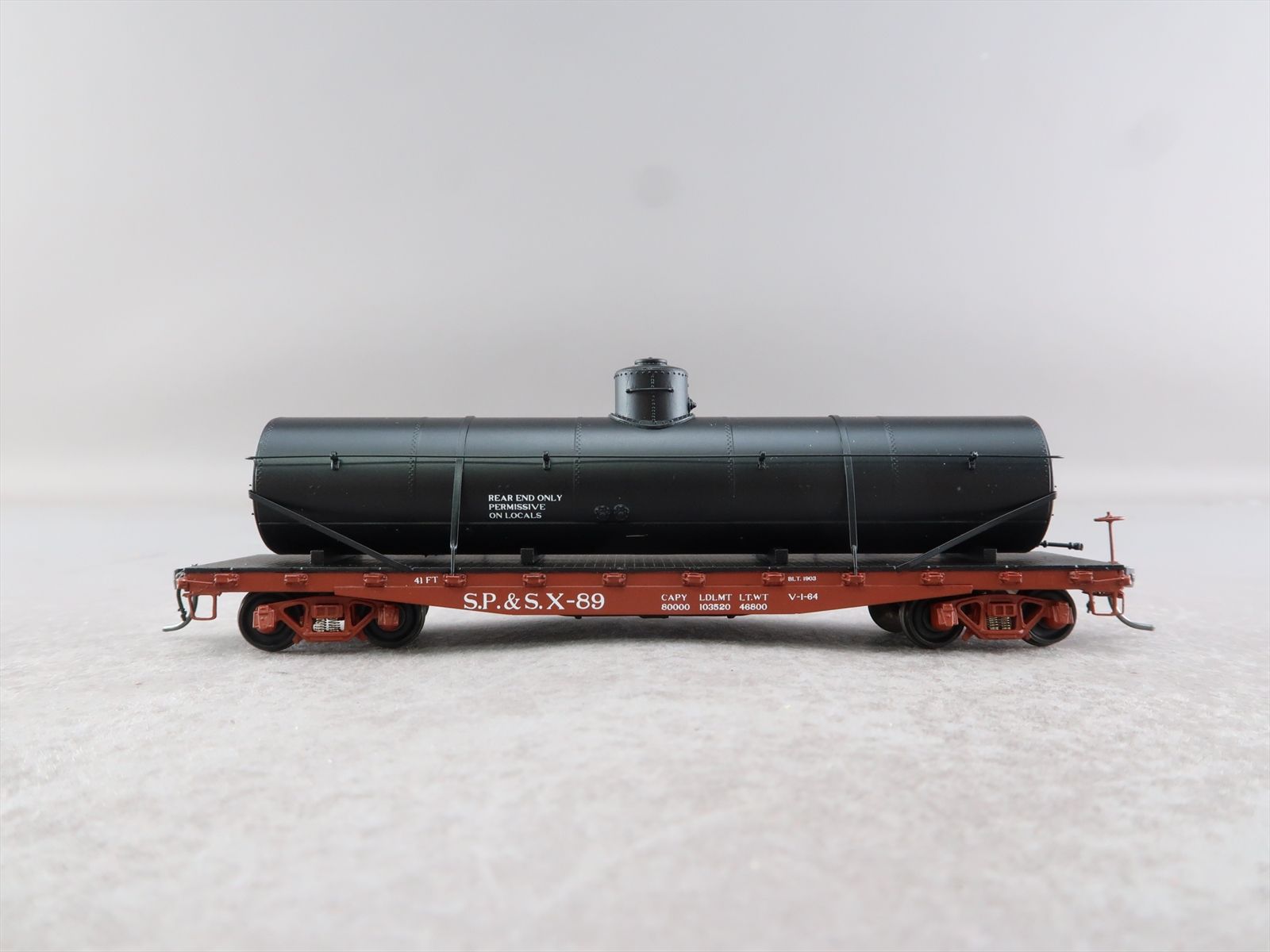 HO Brass Model - NBL SP&S-2.1 SP&S Spokane Portland & Seattle MOW 3-Car ...