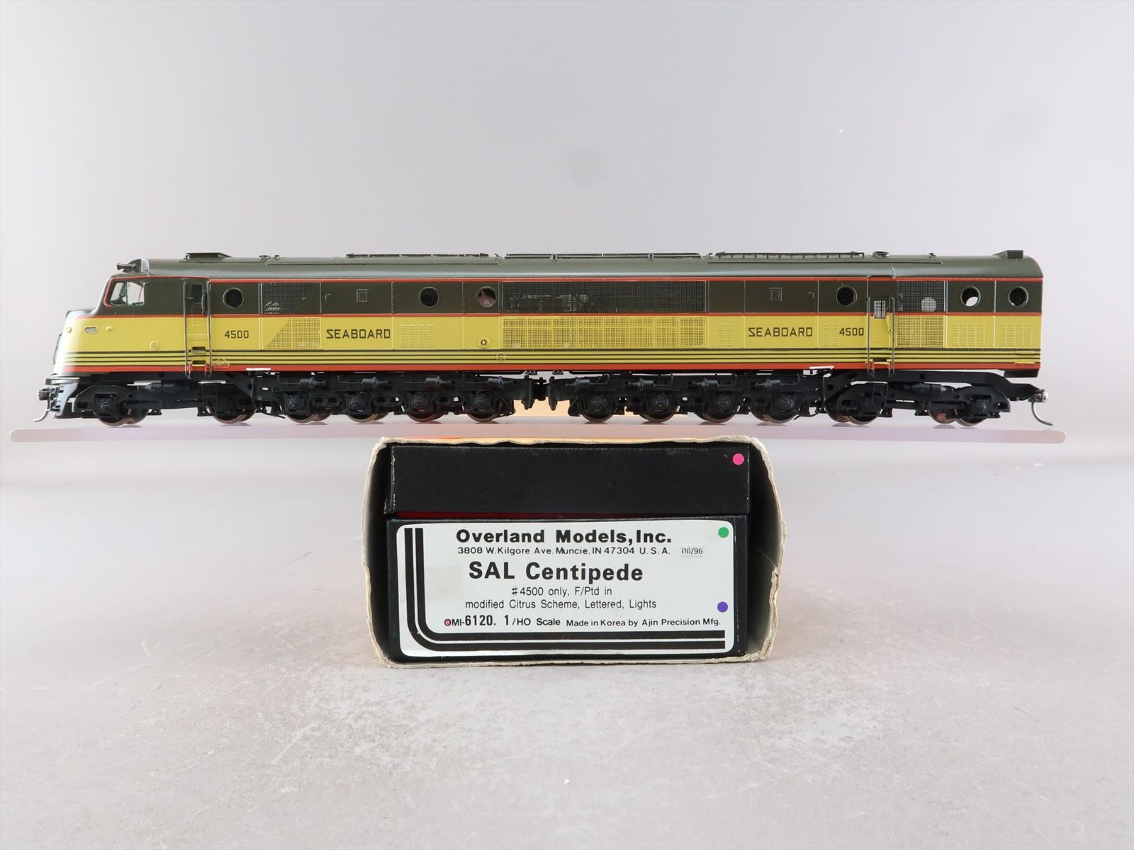 HO Brass Model - OMI 6120.1 SAL Seaboard Air Line Centipede #4500 ...