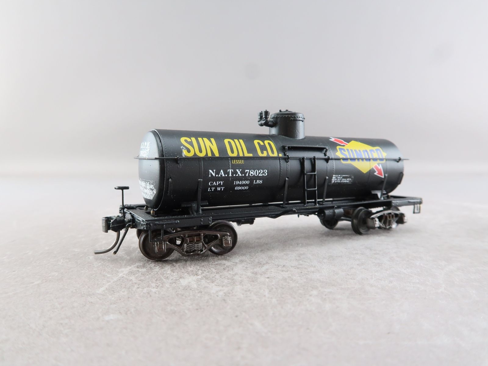 HO Brass Model - Sunset PRR as NATX Sunoco Sun Oil Co. TM8 Tank Car ...
