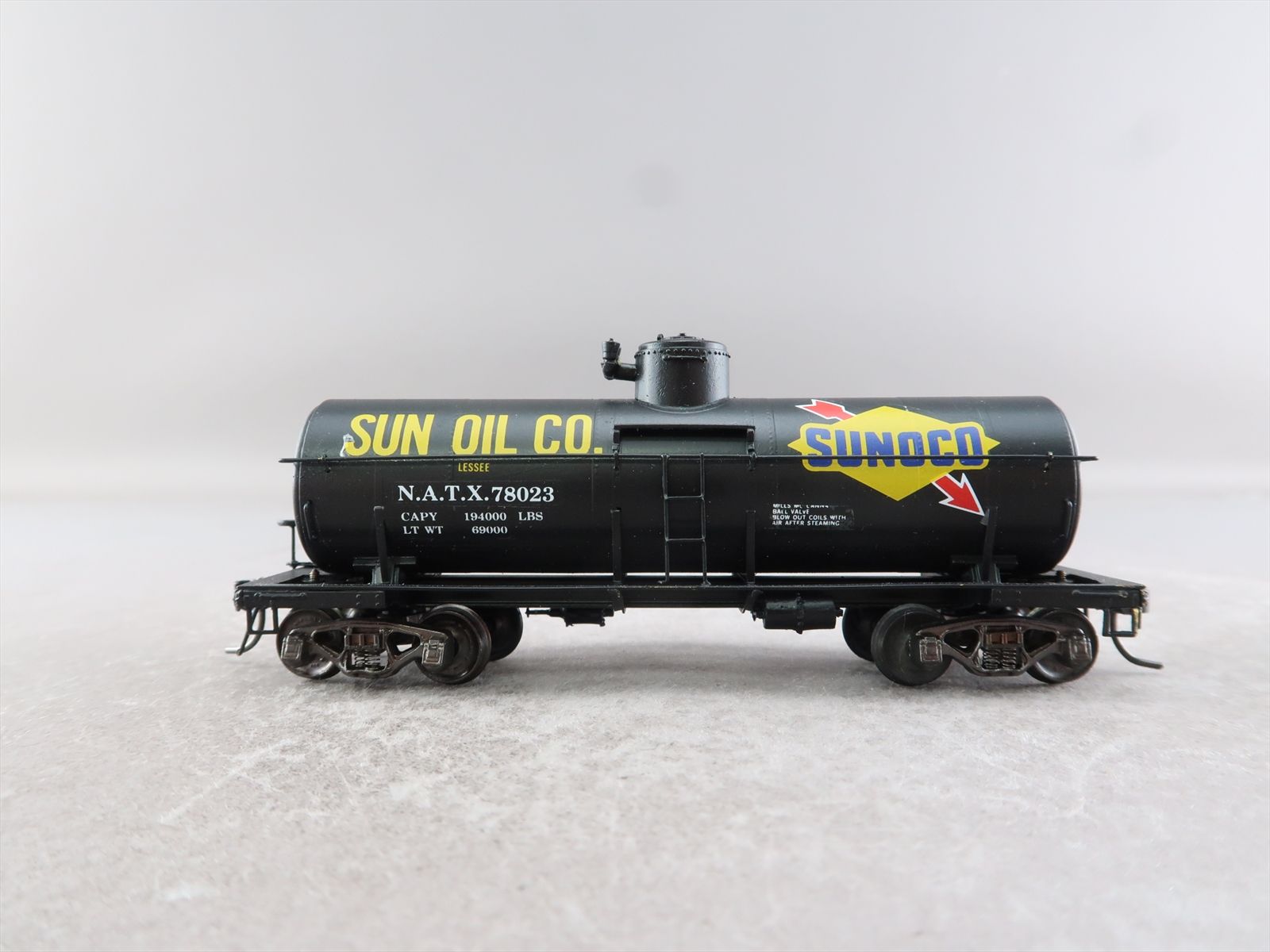 HO Brass Model - Sunset PRR as NATX Sunoco Sun Oil Co. TM8 Tank Car ...