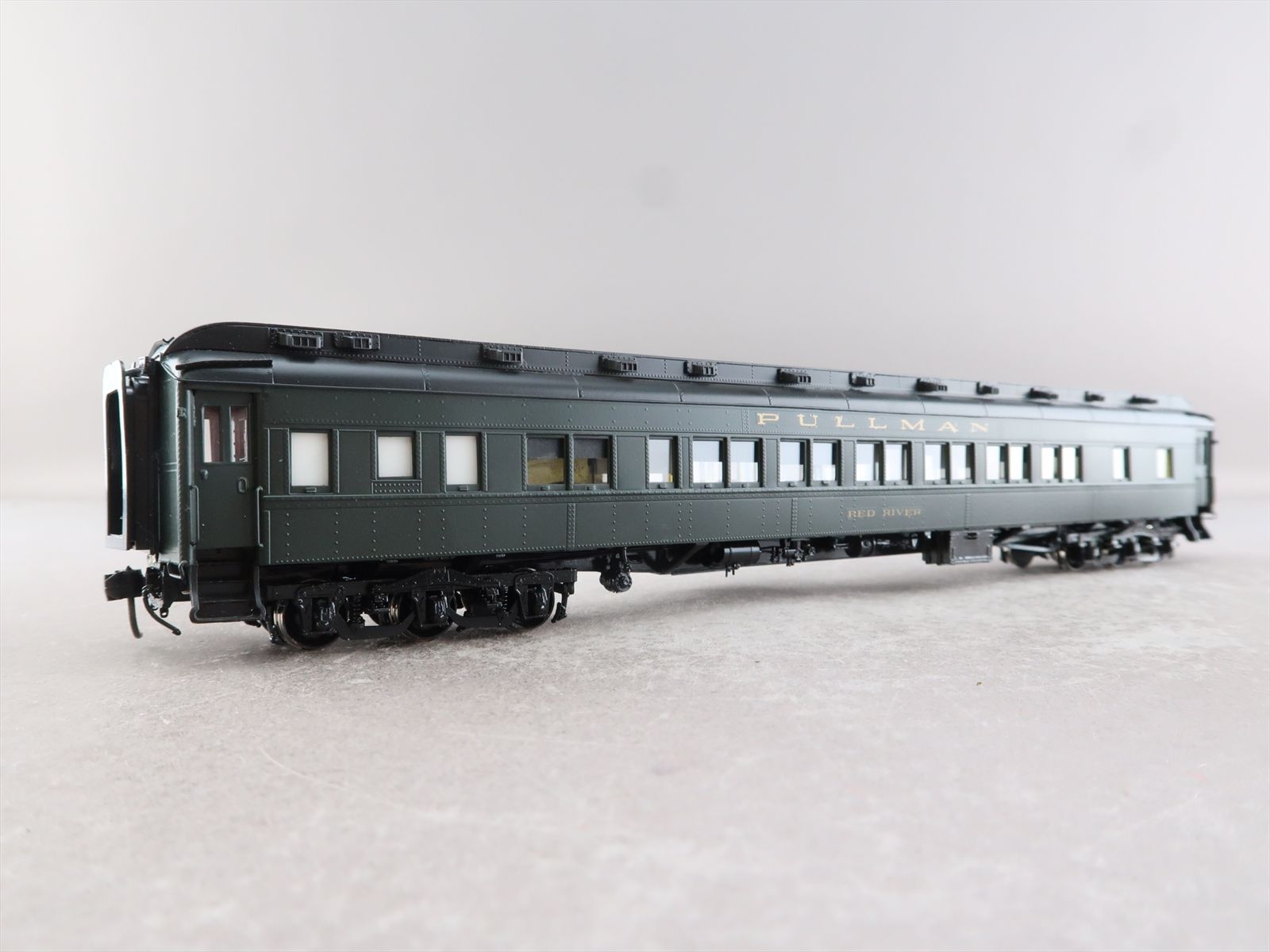 HO Brass Model - PSC 15428 Pullman HW Heavyweight 12-Section Sleeper Plan 3410 Less Air RED ...