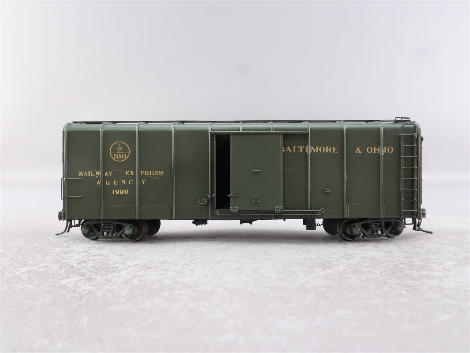 HO Brass Model - PSC 15742-1 B&O Baltimore & Ohio C-16 Boxcar Box Car ...