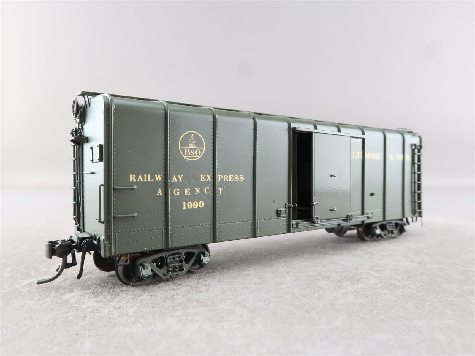 HO Brass Model - PSC 15742-1 B&O Baltimore & Ohio C-16 Boxcar Box Car ...