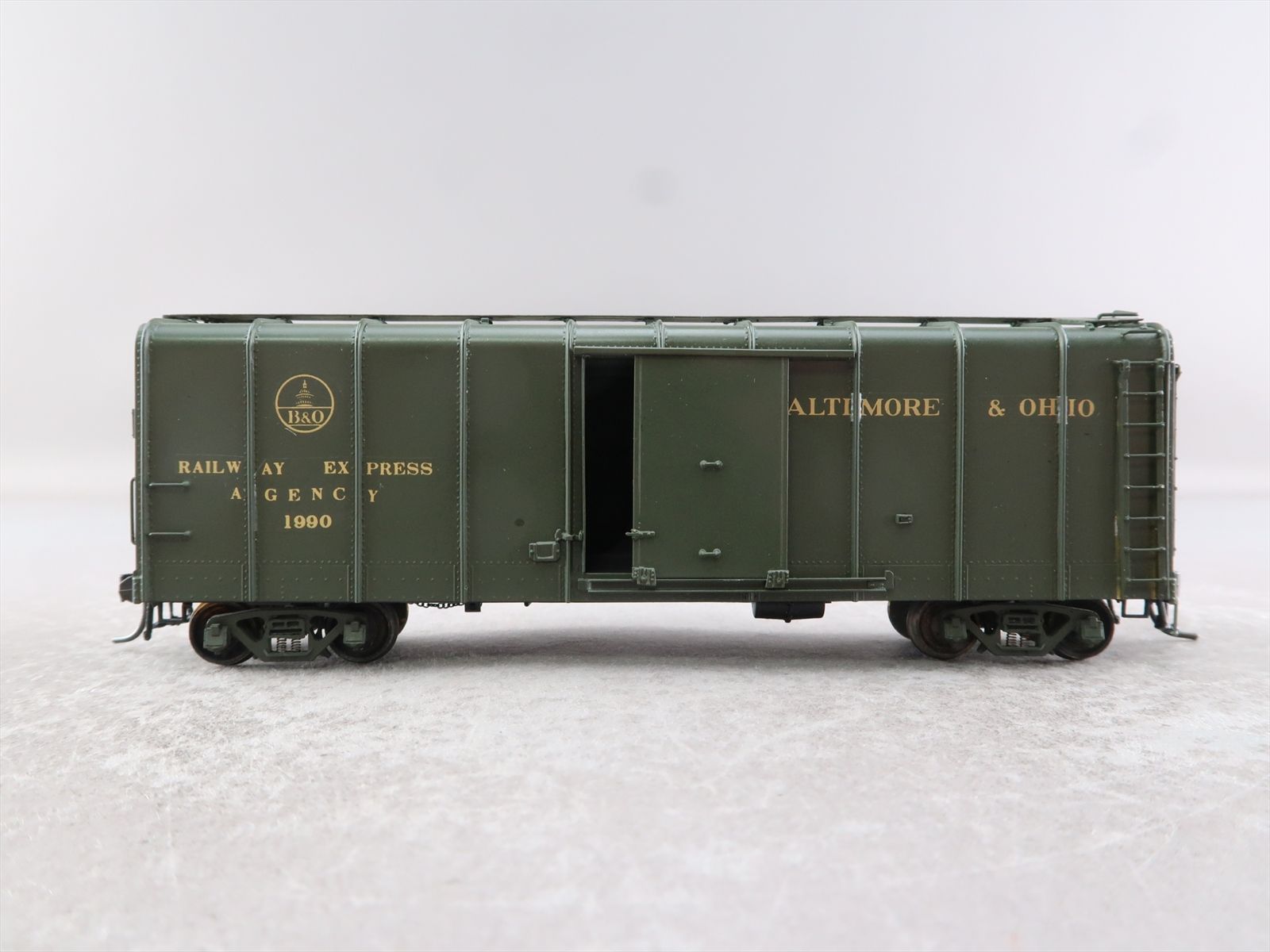 HO Brass Model - PSC 15742-1 B&O Baltimore & Ohio C-16 Boxcar Box Car ...